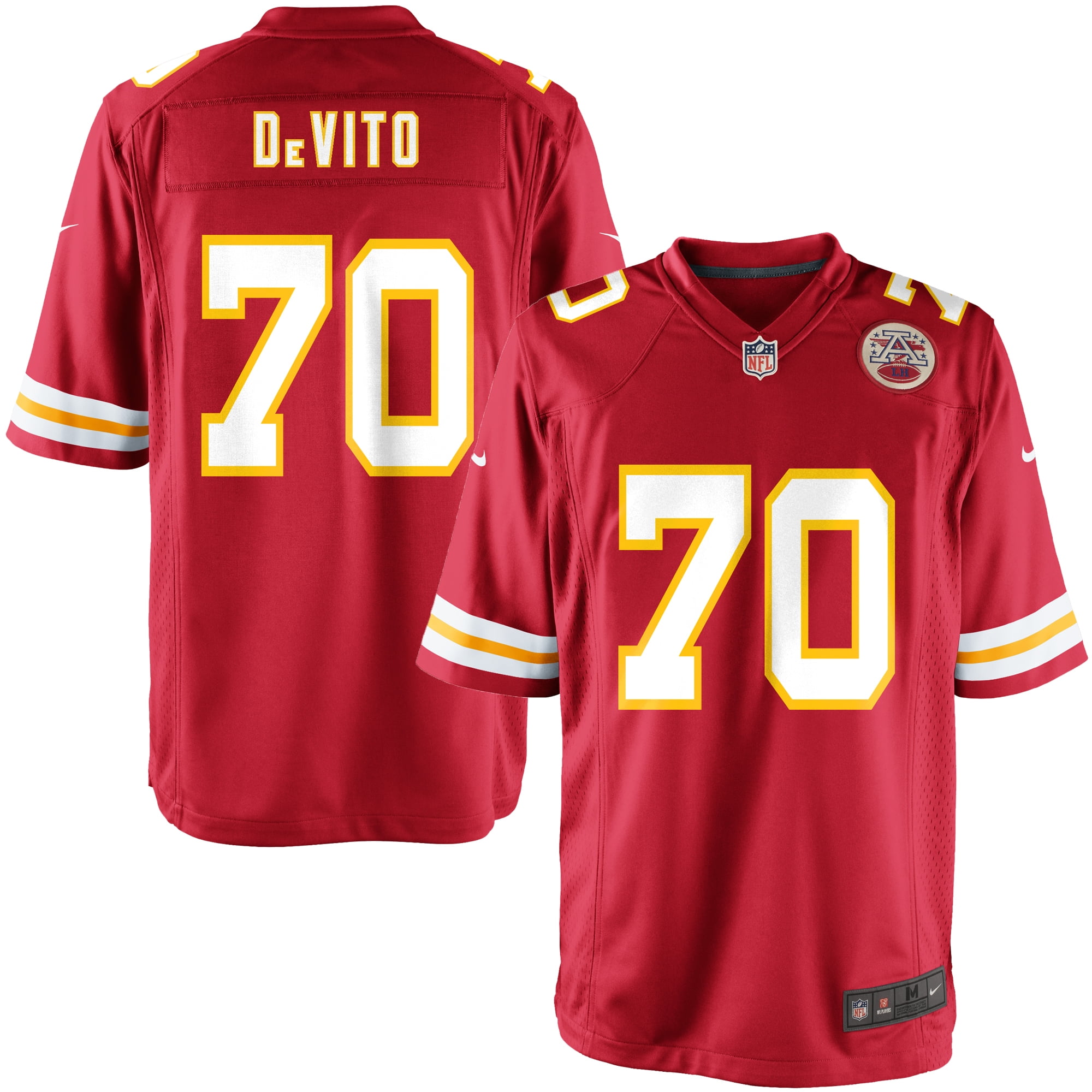 Nike Youth Kansas City Chiefs Mike DeVito Team Color Game Jersey - Walmart.com