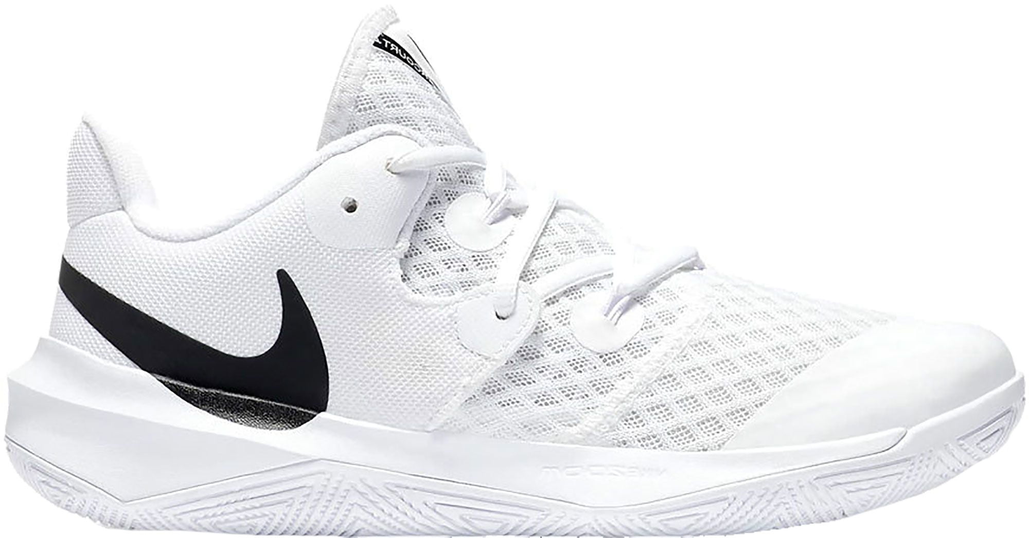 Nike Zoom Hyperspeed Court Volleyball Shoes (White/Black, M7.5/W9.0, D ...