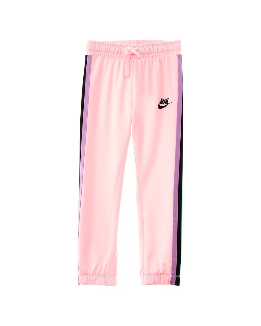 Nike girls Logo Side Stripe Sweatpant, 5, Pink - Walmart.com