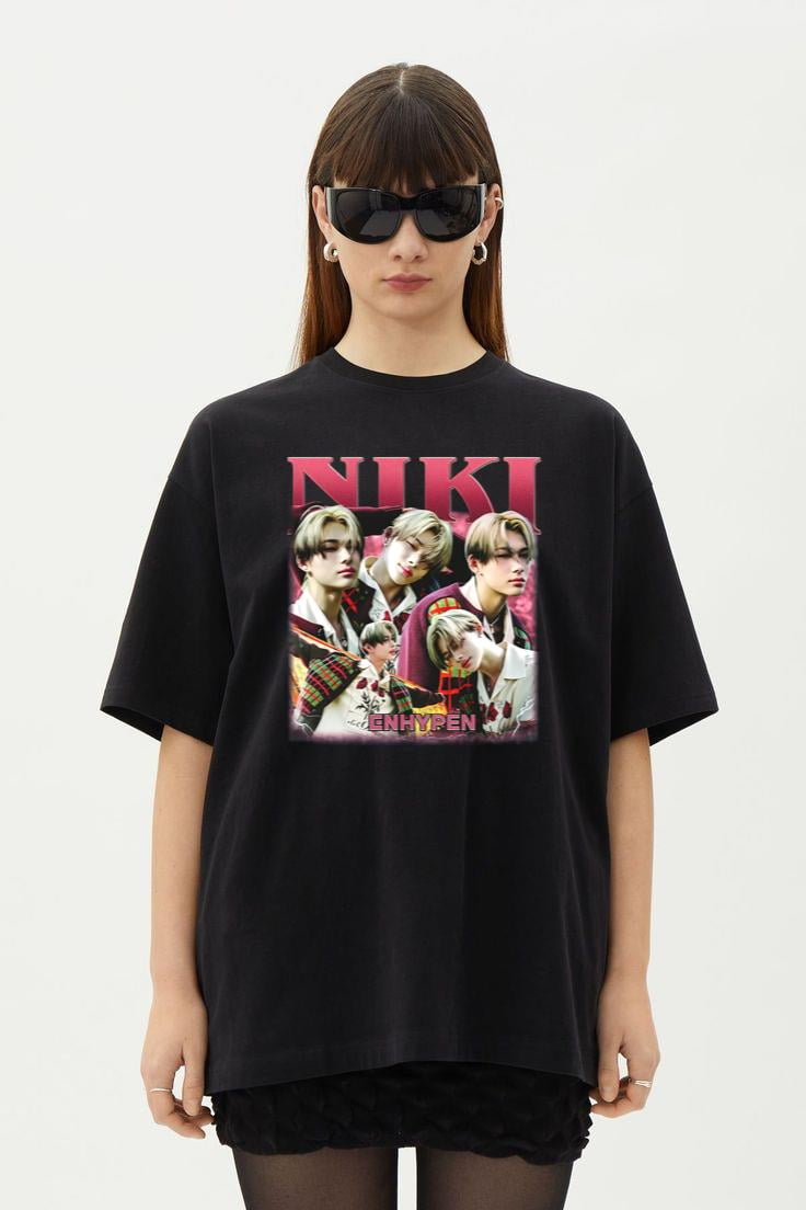 Niki Enhypen Fate Plus World Tour Kpop Engene Jake T-Shirt, for men & women, up to size 5XL ...