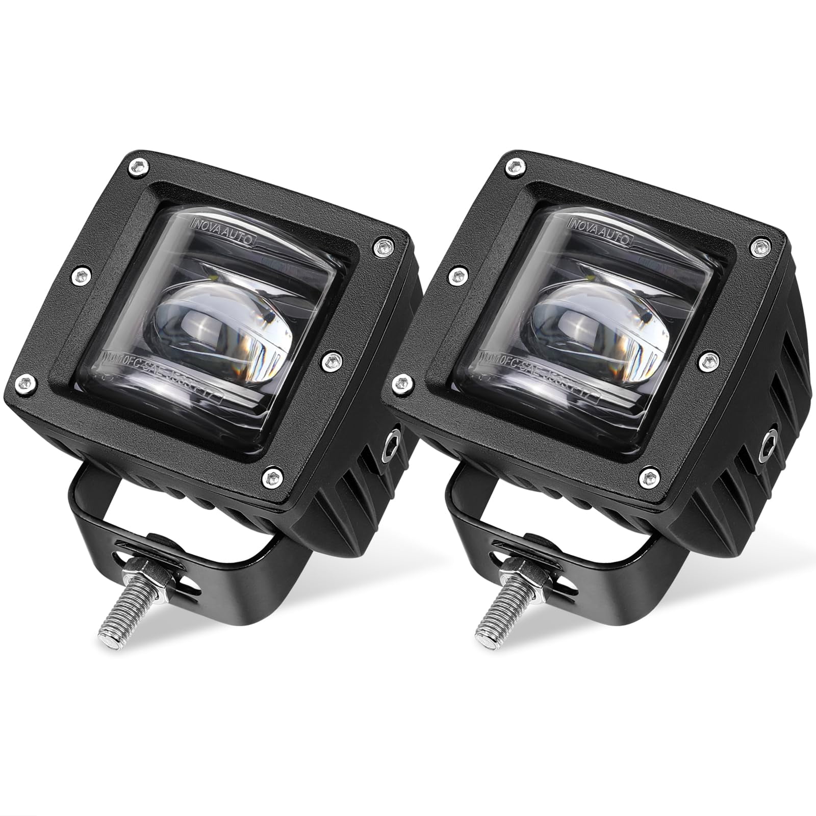 Niking Auto 2Pcs 3 Inch SAE LED Fog Light Pods Off Road DOT Approved ...