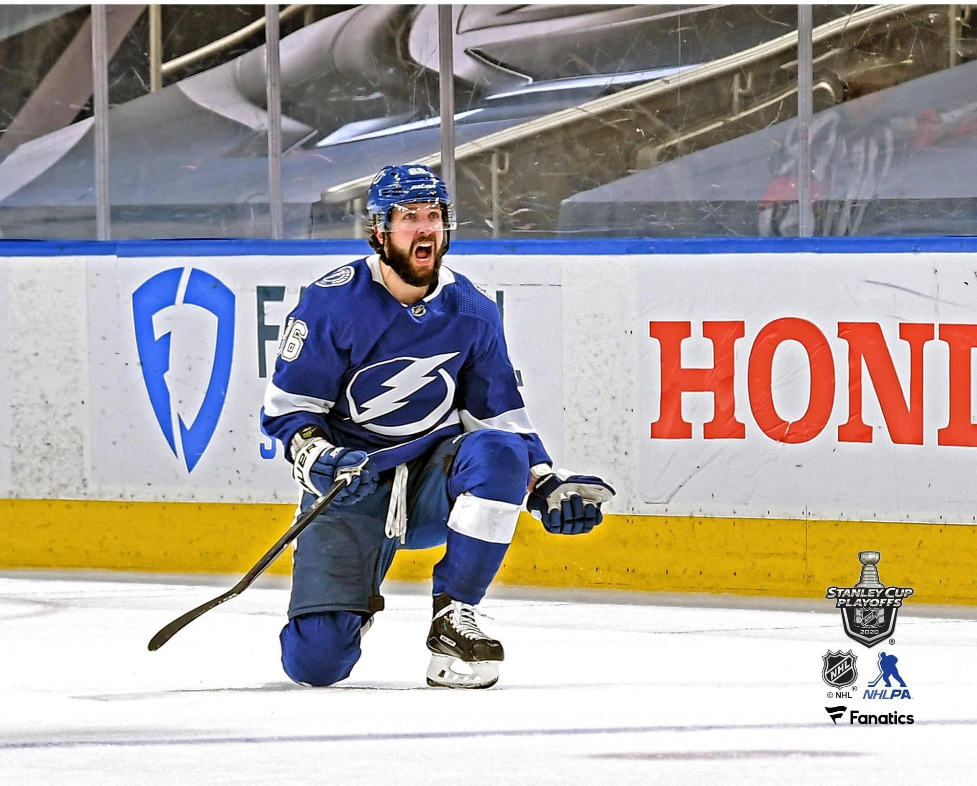 Nikita Kucherov Tampa Bay Lightning Unsigned 2020 Stanley Cup Playoffs ...
