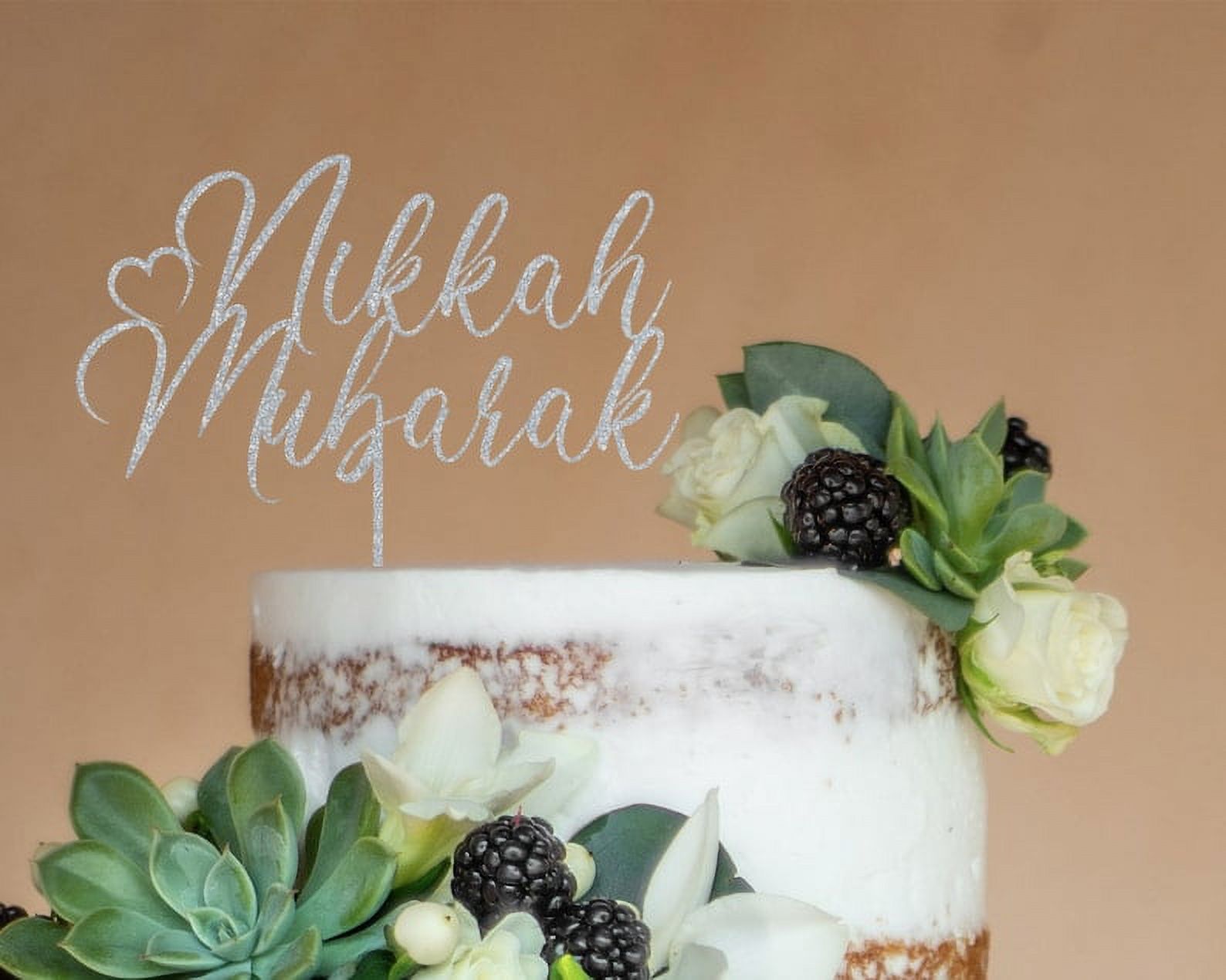Nikkah Mubarak Sign | Nikkah Topper | Wedding Cake Topper | Acrylic ...