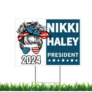 President Donald Trump Big Head Yard Sign, 19" x 14" - Walmart.com