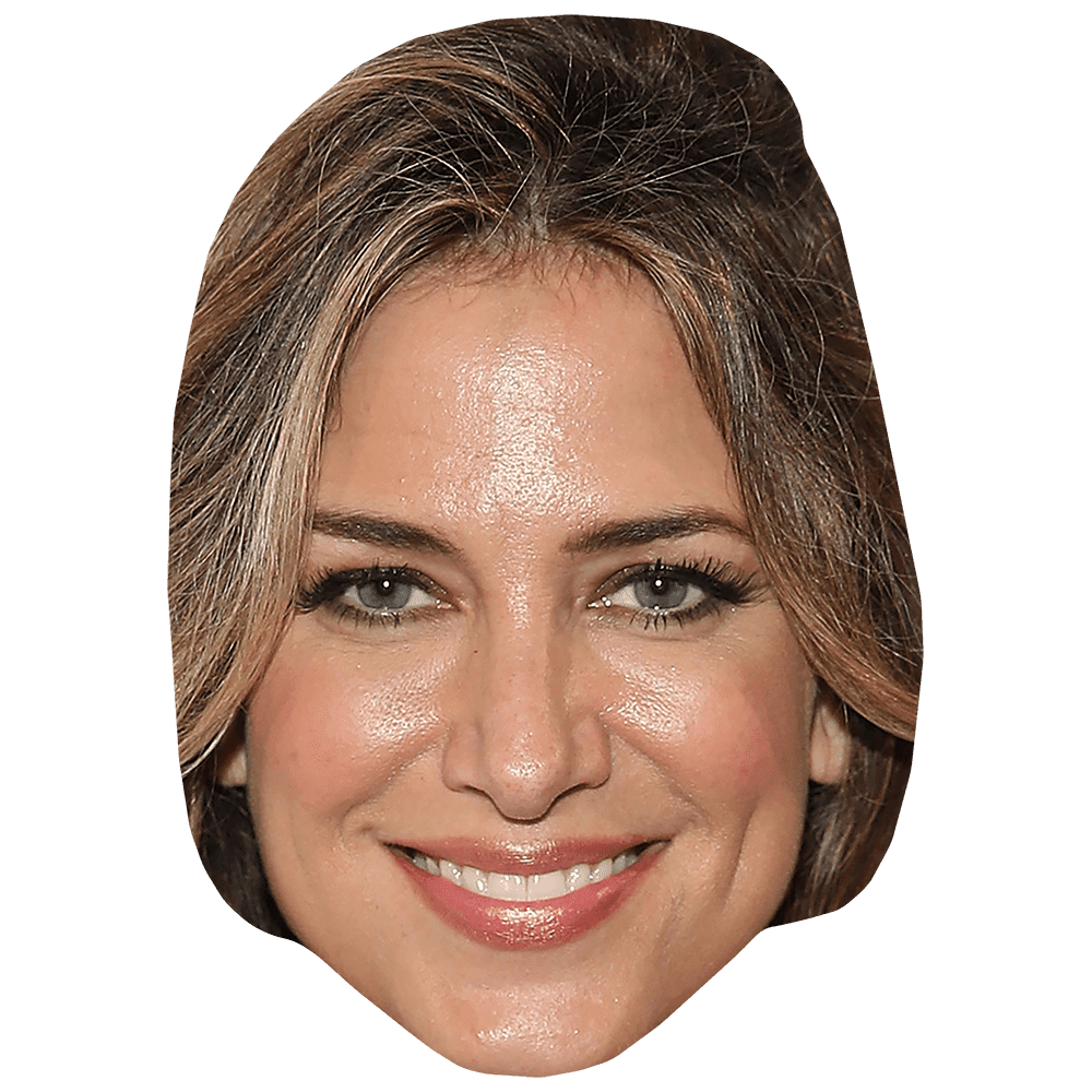 Nikki Novak (Smile) Celebrity Mask, Flat Card Face, Fancy Dress Mask ...
