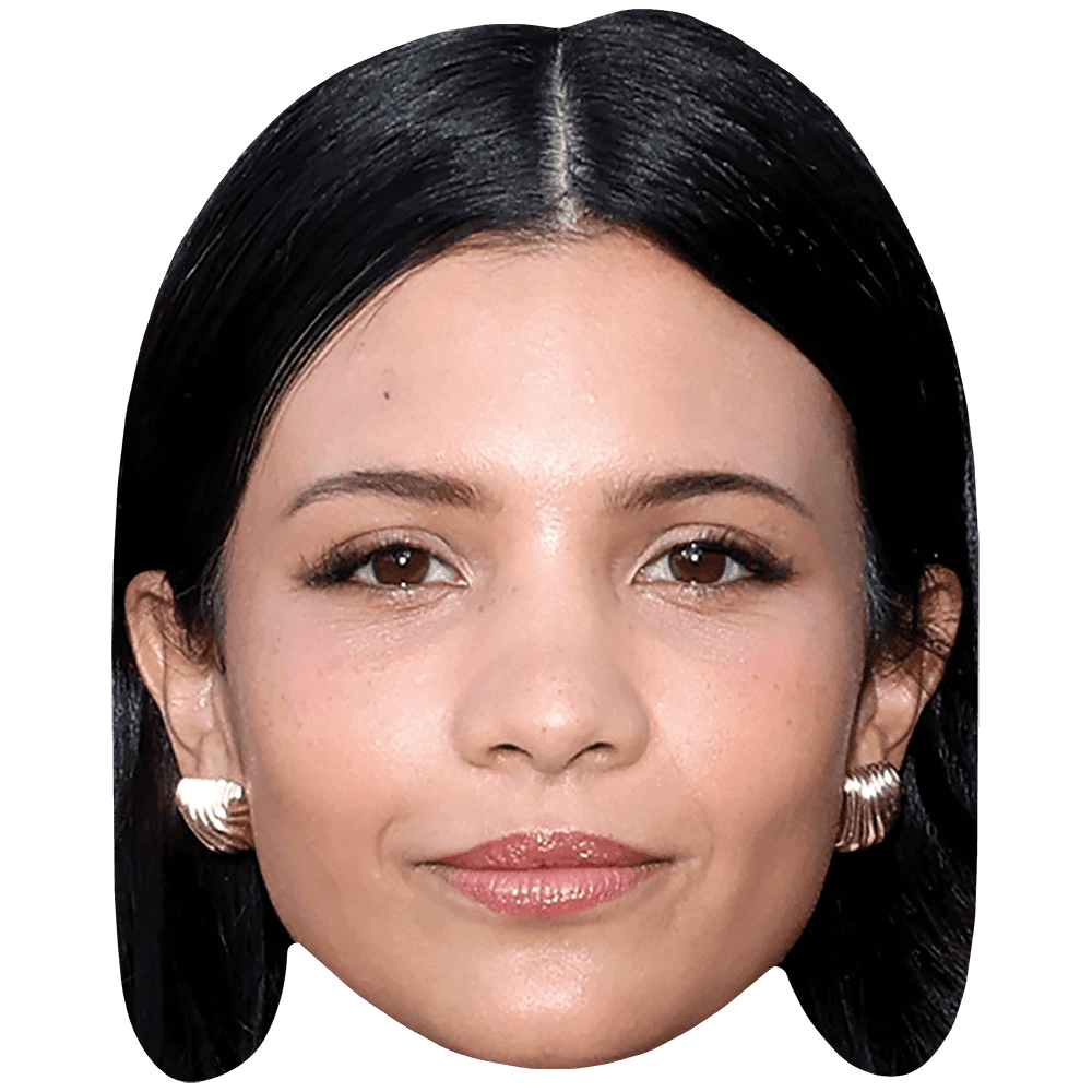 Nikki Rodriguez (Black Hair) Celebrity Mask, Flat Card Face, Fancy ...