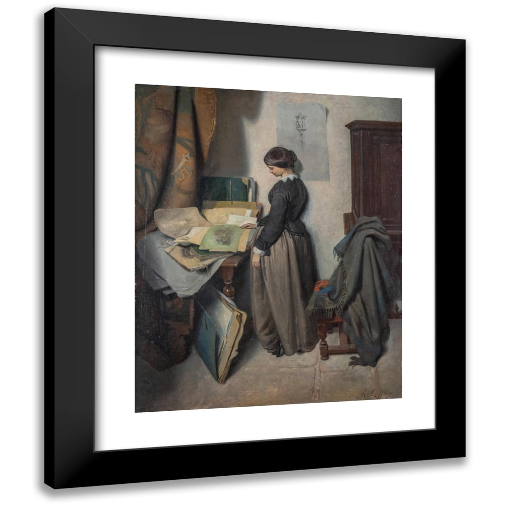 Niklas Robert Leffler 20x24 Black Modern Framed Museum Art Print Titled ...
