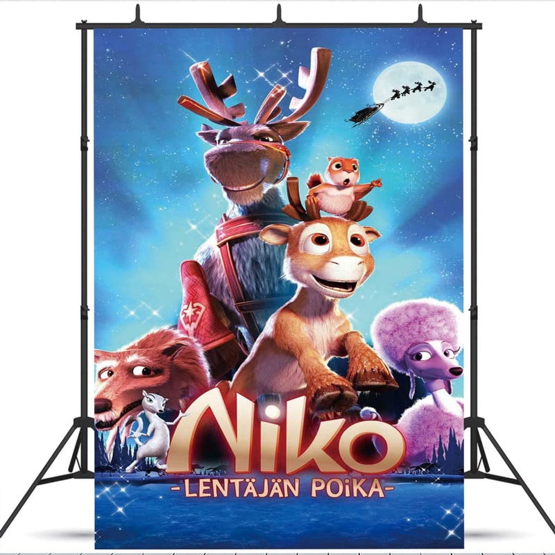 Niko Movie Party Supplies Backdrop Banner Poster Birthday Decorations ...