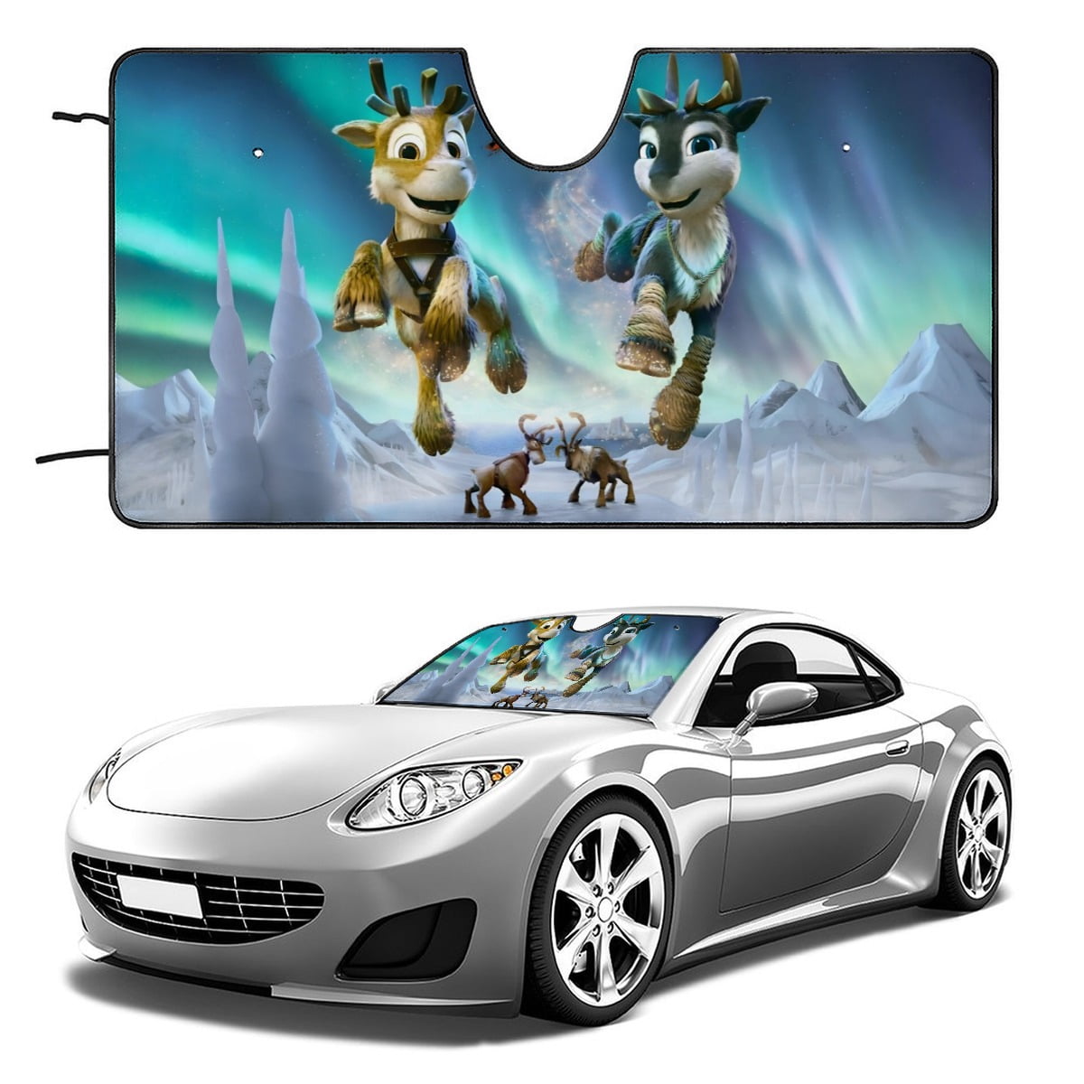 Niko Movie-theme Windshield Sun Shade Front Protector Folding Car Sun ...