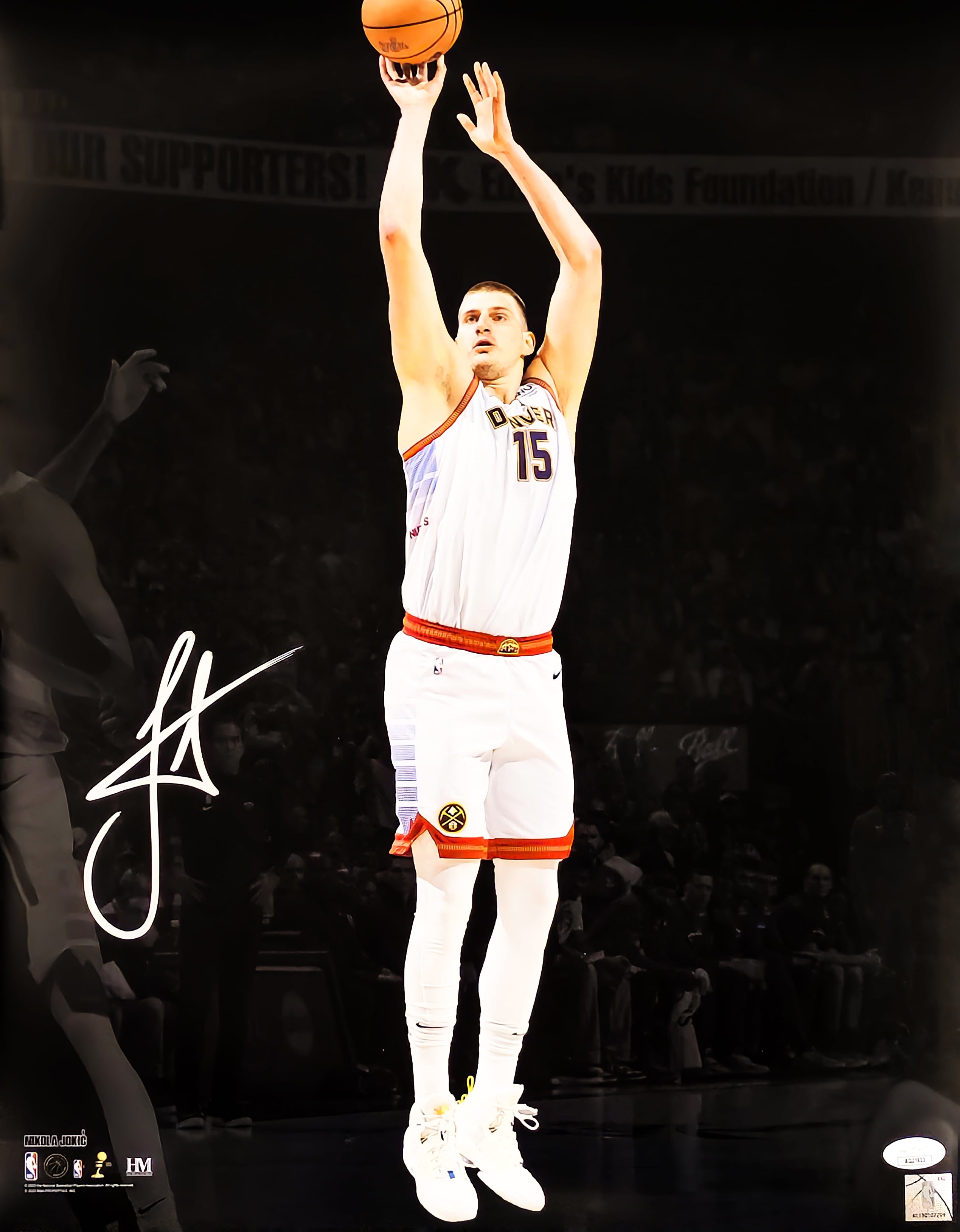 Nikola Jokic Autographed 16x20 Photo Denver Nuggets 2023 NBA Finals ...