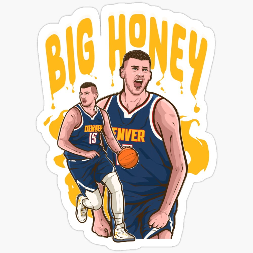Nikola Jokic Big Honey Sticker Phone Decal Water Bottle Stickers Car ...