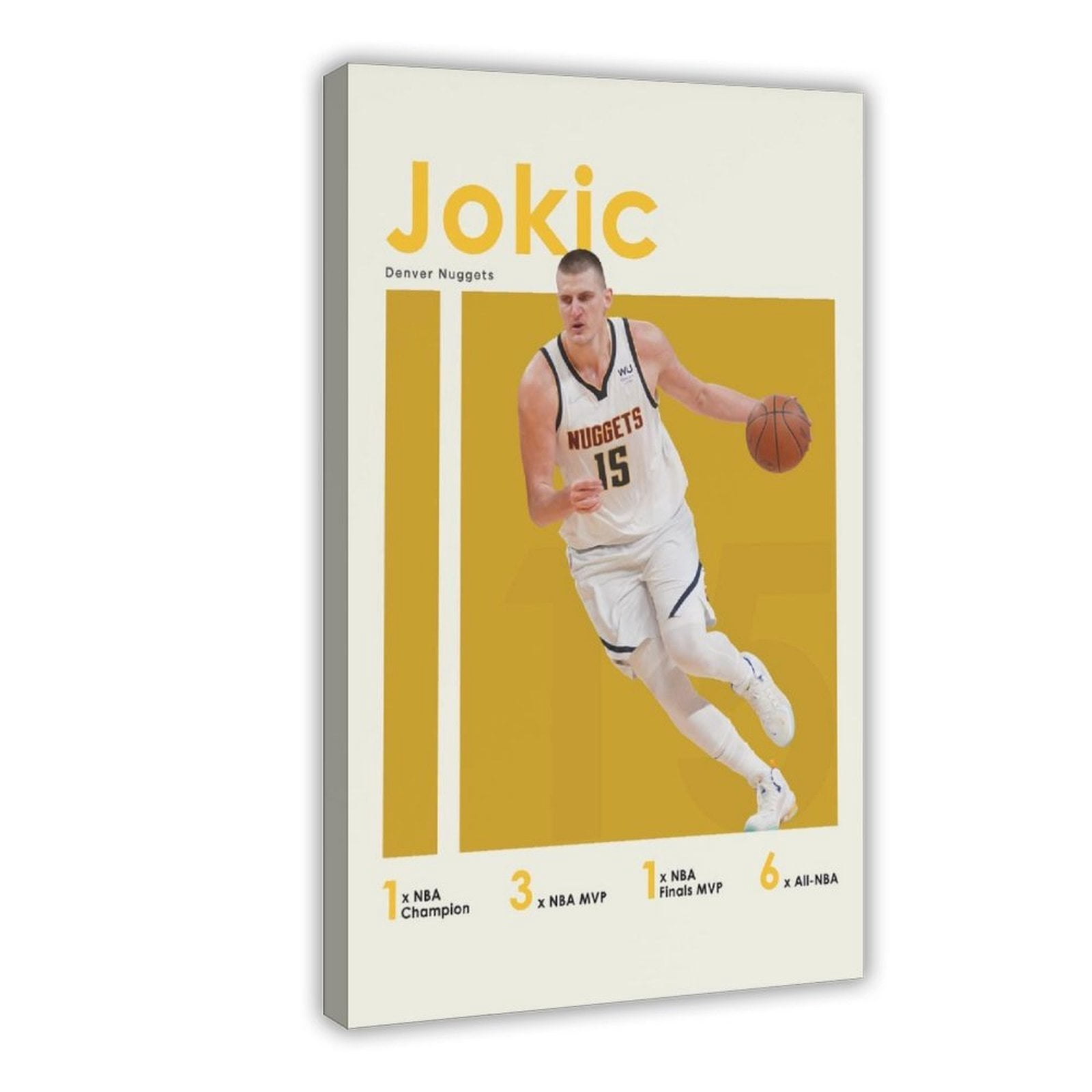 Nikola Jokic Poster, Basketball Poster, NBA Poster, Sports Poster ...