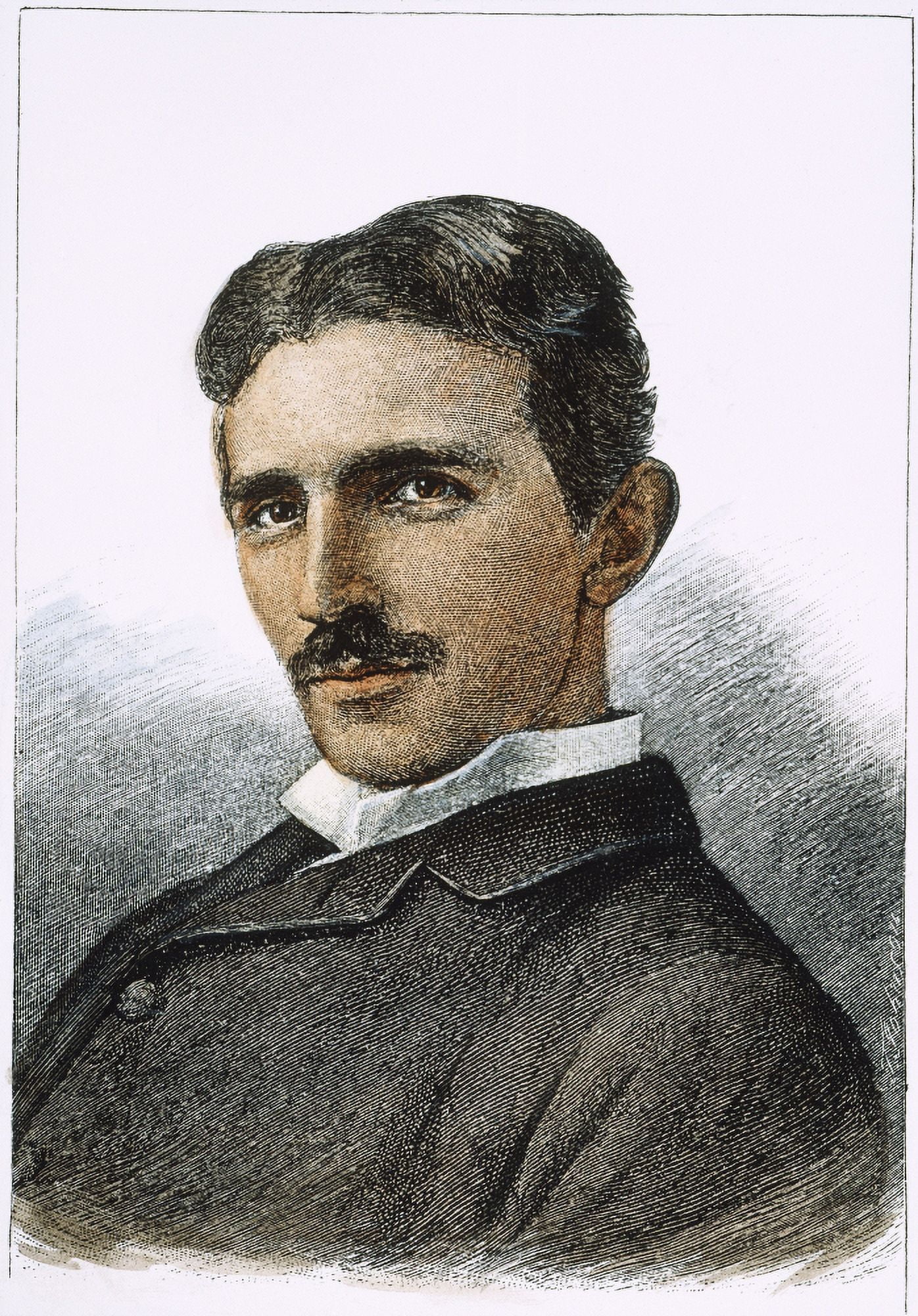 Nikola Tesla (1856-1943). /Namerican Electrician And Inventor. Born In ...