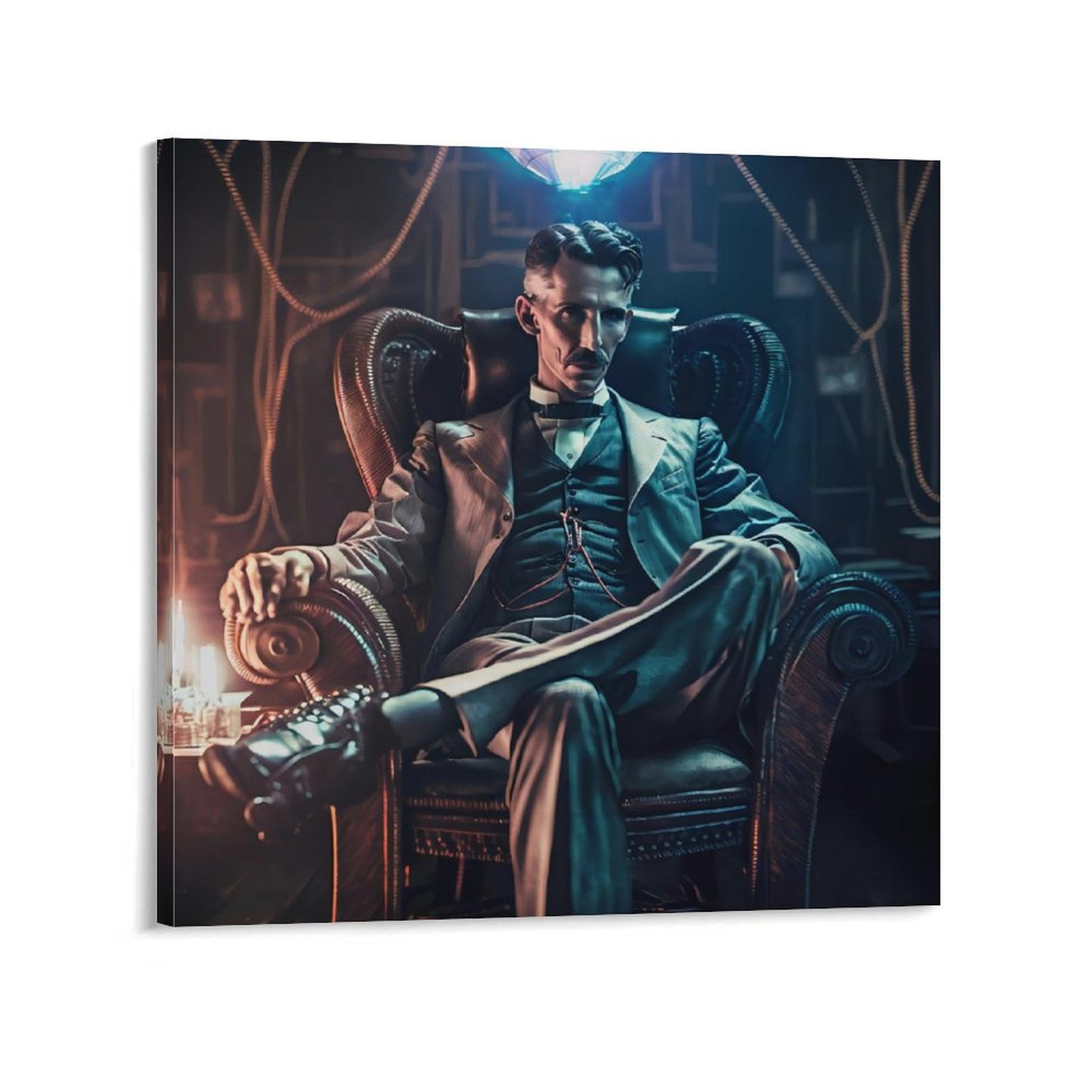 Nikola Tesla Poster Artworks Picture Print Poster Wall Art Painting ...