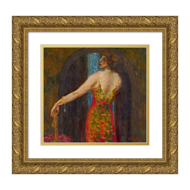 Nikolai Petrovich Feofilaktov 22x20 Gold Ornate Framed and Double Matted Museum Art Print Titled ...