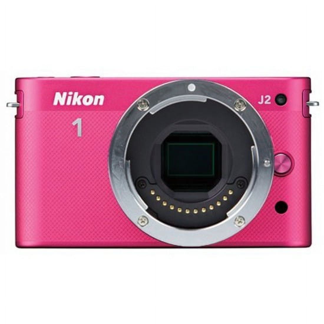 Nikon 1 J2 10.1 Megapixel Mirrorless Camera Body Only, Pink Nikon 1 J2 10.1 Megapixel Mirrorless Camera Body Only, Pink