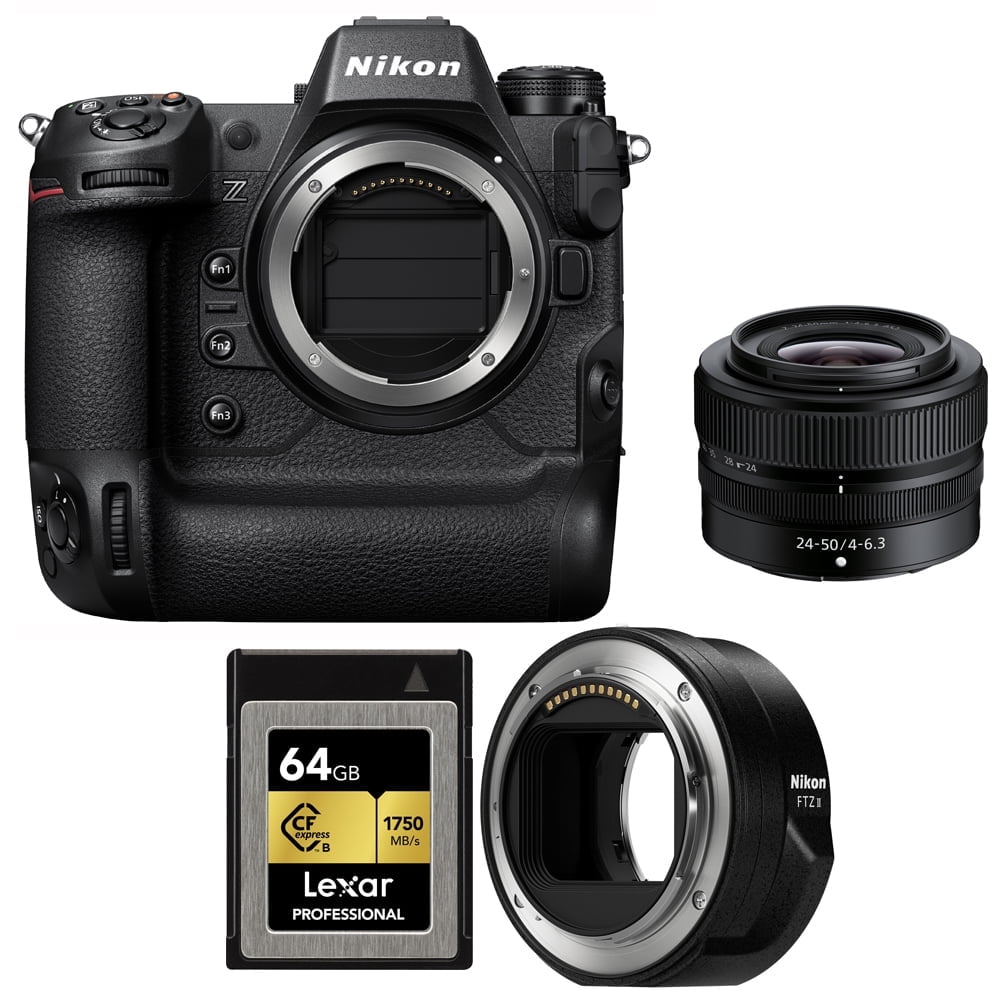 Nikon 1669 Z9 Full Frame FX Flagship Mirrorless Camera 45.7MP 8K Video ...