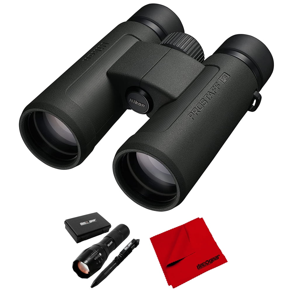 Nikon 16777 PROSTAFF P3 10X42 Binoculars Bundle with Deco Gear FPT100BK ...