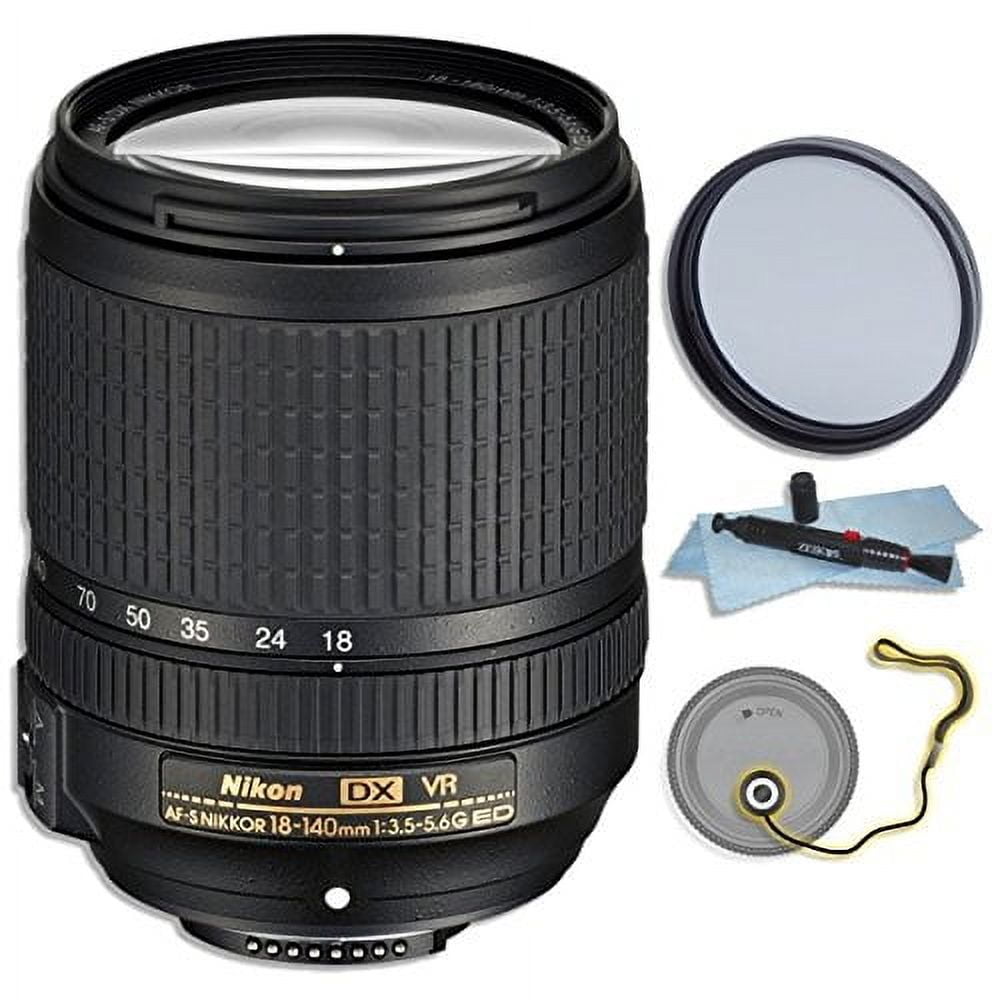 Nikon 18-140mm f/3.5-5.6G ED VR AF-S DX NIKKOR Lens for D5300, D7100 ...