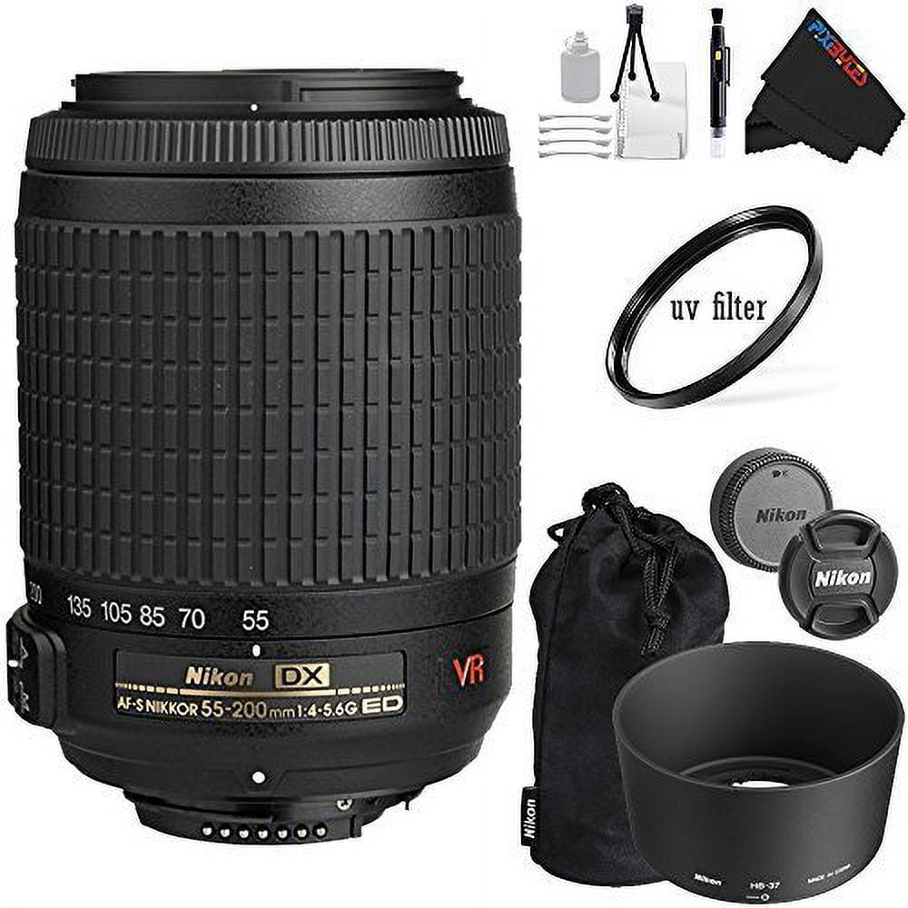 Nikon 55-200mm f/4-5.6G ED IF AF-S DX VR [Vibration Reduction] Nikkor ...