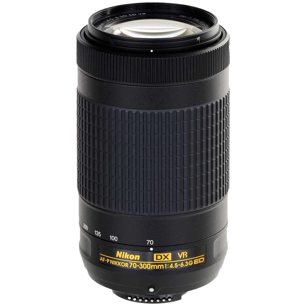 Nikon AF-P DX NIKKOR 70-300mm f/4.5-6.3G ED VR Zoom Lens for DSLR Camera, Compact & Lightweight ...