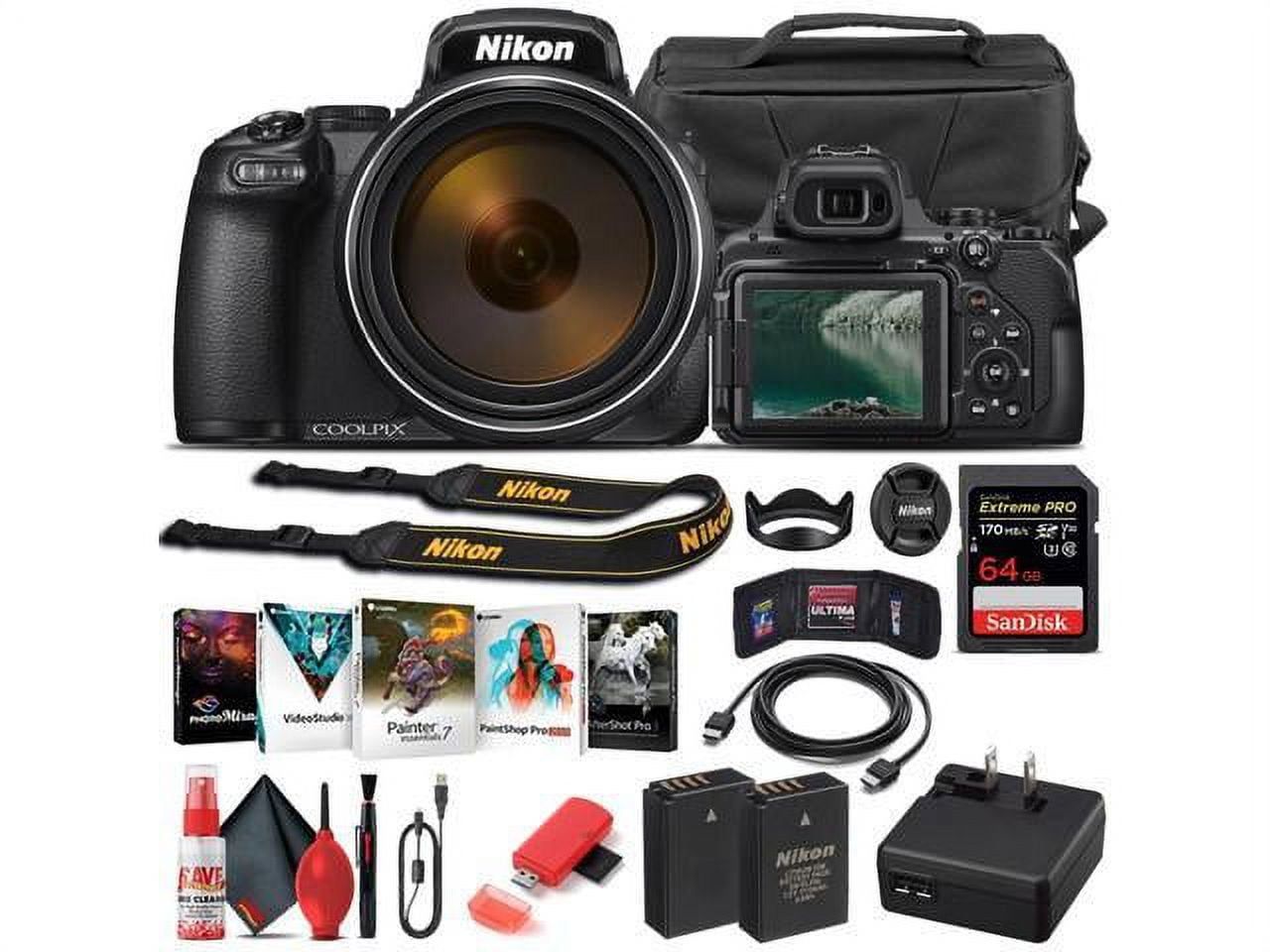Nikon COOLPIX P1000 Video Point Shoot Digital Camera Starter Bundle ...