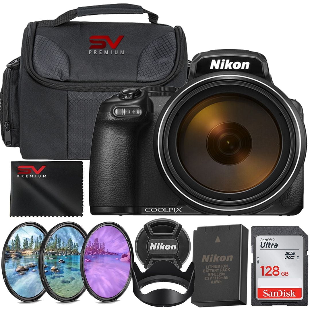 Nikon COOLPIX P1100 125x Super Zoom Compact Digital Camera + SanDisk ...