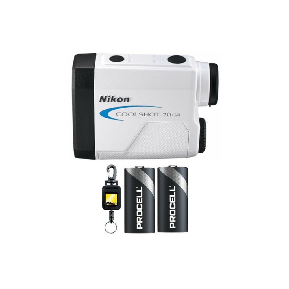 Nikon COOLSHOT 20 GII Golf Laser Rangefinder with Rangefinder Tether ...