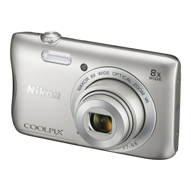 Nikon Coolpix S3700 - Digital camera - compact - 20.1 MP - 720p - 8x ...