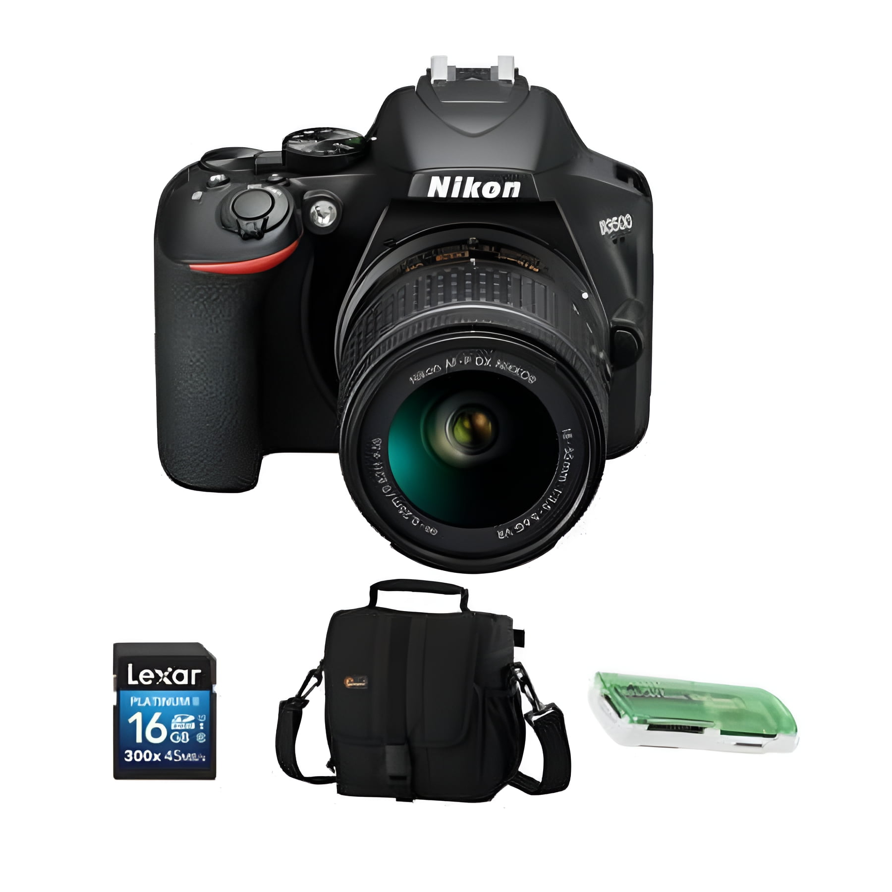 Nikon D3500 DSLR Camera with 18-55mm Lens Beginner's Starter Kit Bundle ...
