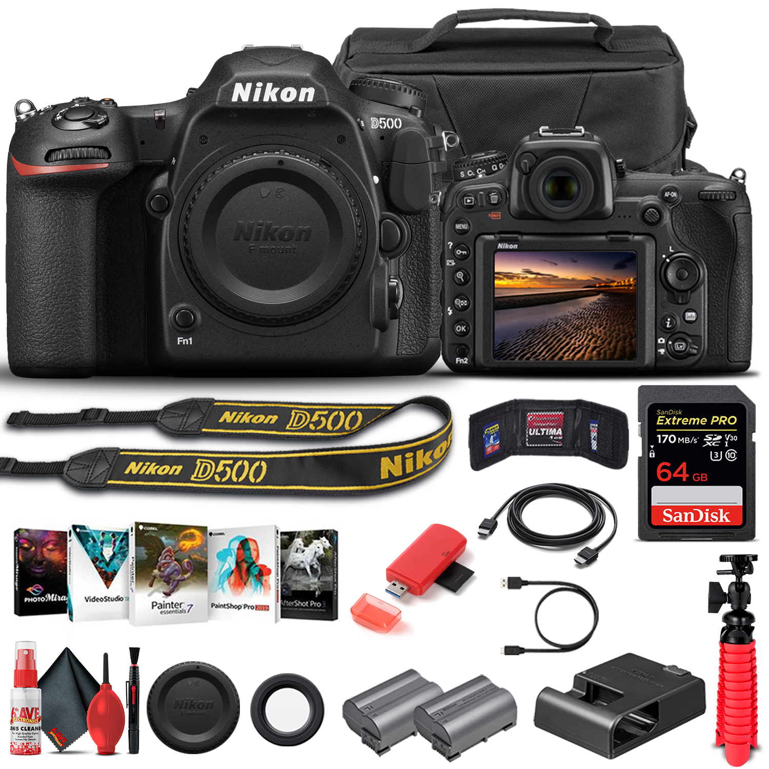 Nikon D7500 DSLR Camera W/ 18-140mm Lens 1582 - Basic Bundle - Walmart.com