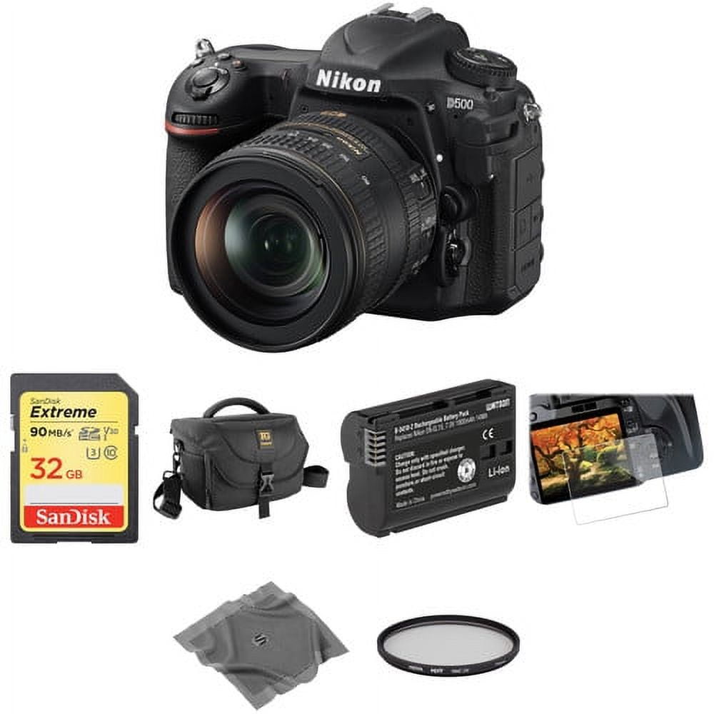 Nikon D500 DSLR Camera with 16-80mm Lens Basic Kit - Walmart.com
