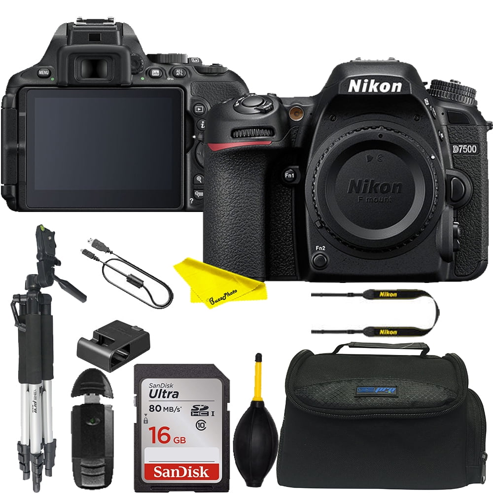 Nikon D7500 DSLR Camera (Body Only) with accesories - Walmart Business ...
