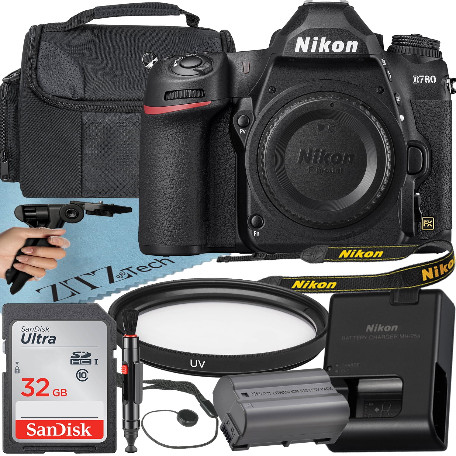 Nikon D780 Professional DSLR Camera, Full Frame, 24.5MP BSI Sensor ...