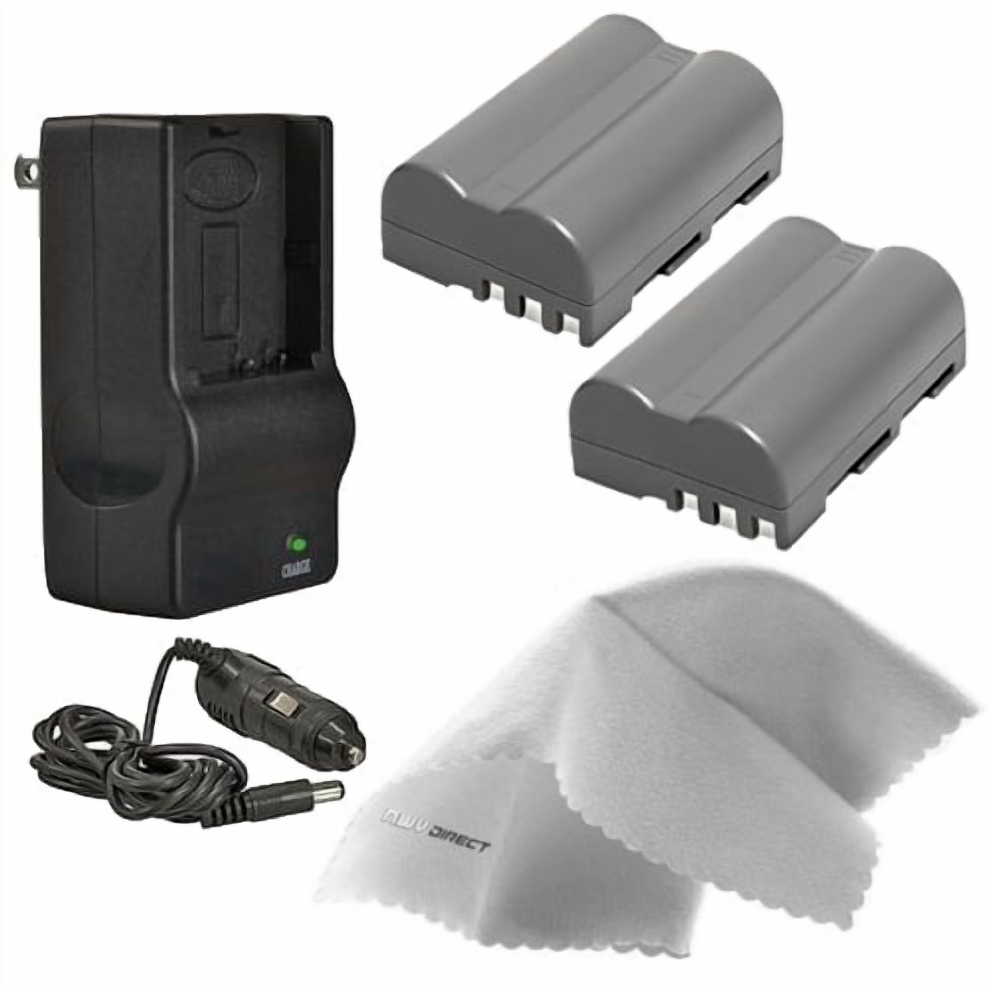 Nikon D80 High Capacity 'Intelligent' Batteries (2 Units) + AC/DC ...