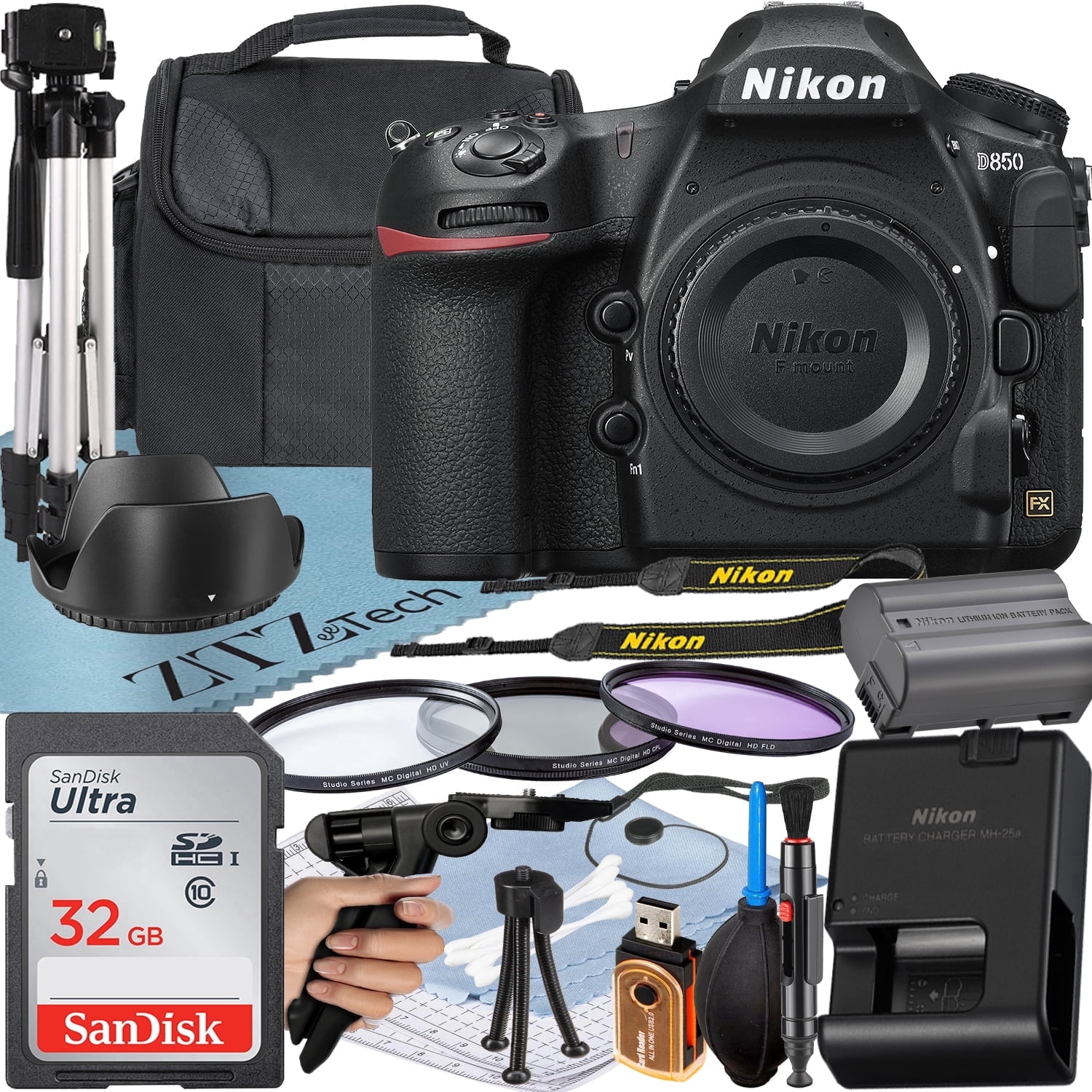 Nikon D850 DSLR Camera (Body Only) with 45.7MP FX-Format BSI CMOS ...