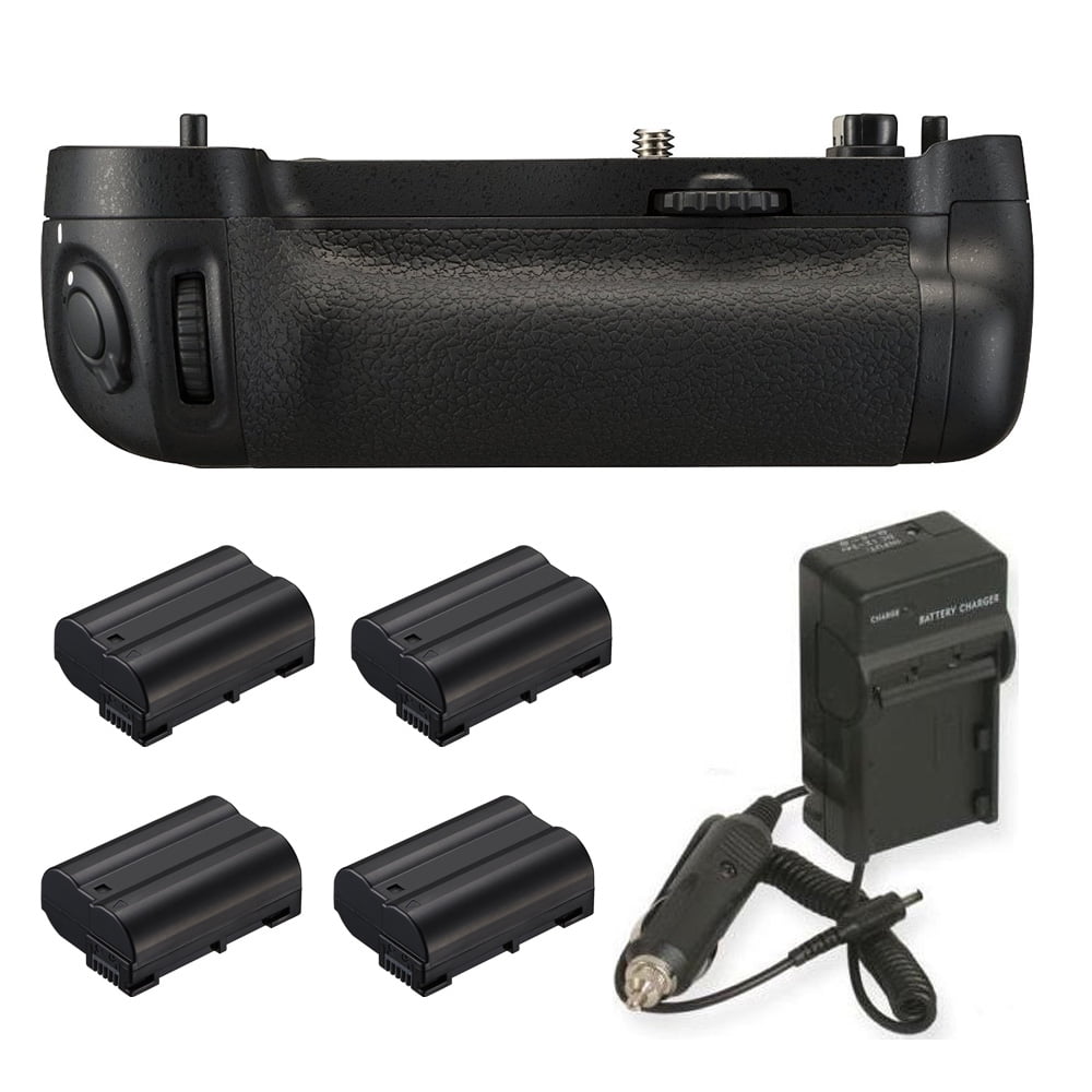 Nikon MB-D16 Multi Battery Power Pack with 4 EN-EL15 Batteries and ...