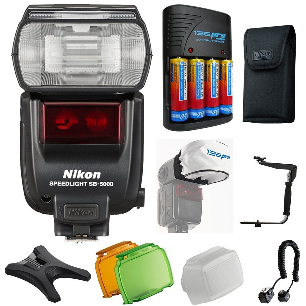 Nikon SB-5000 AF Speedlight + Pixi-Advanced Accessory Bundle - Walmart.com