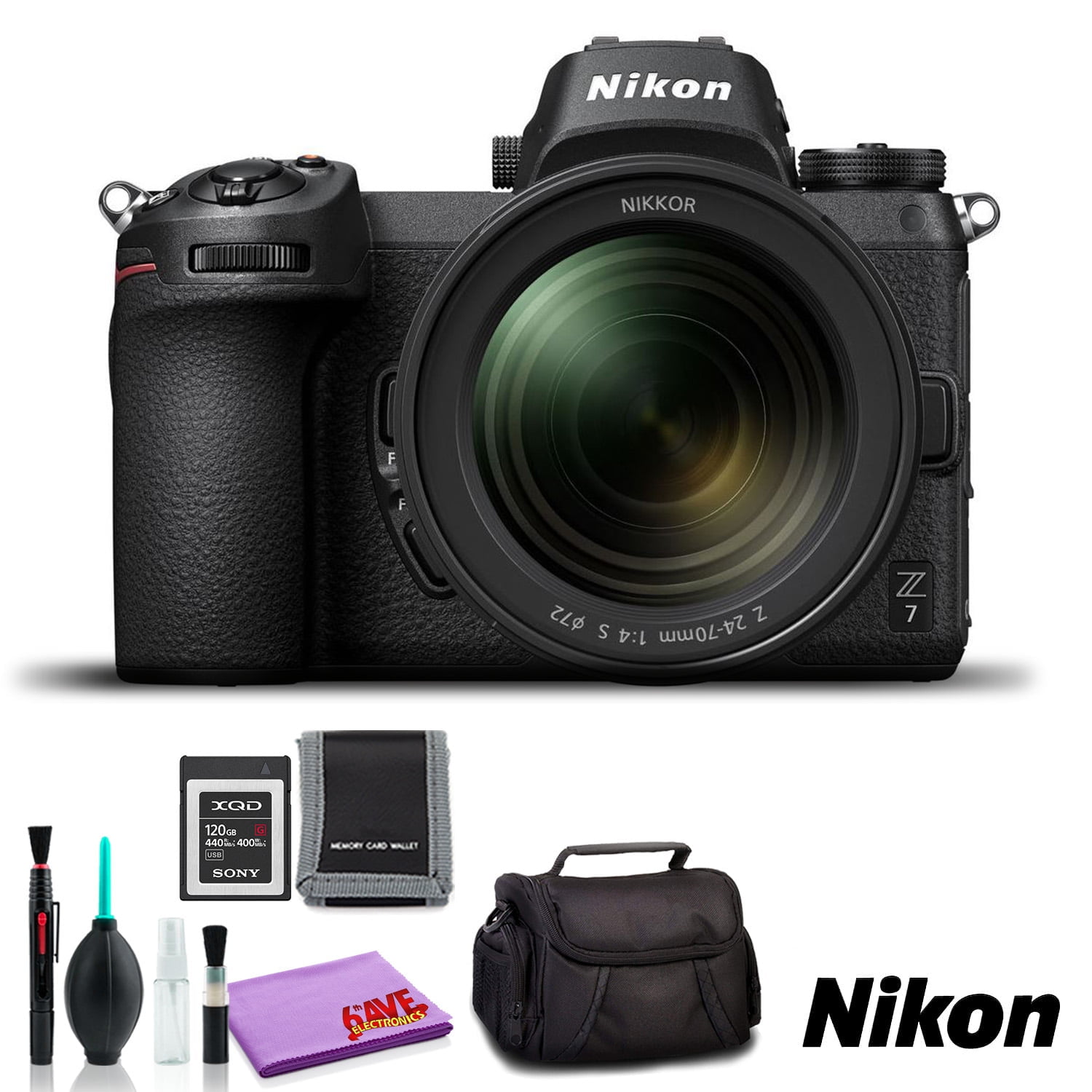 Nikon Z 7 Professional Mirrorless Digital Camera with 24-70mm Lens ...