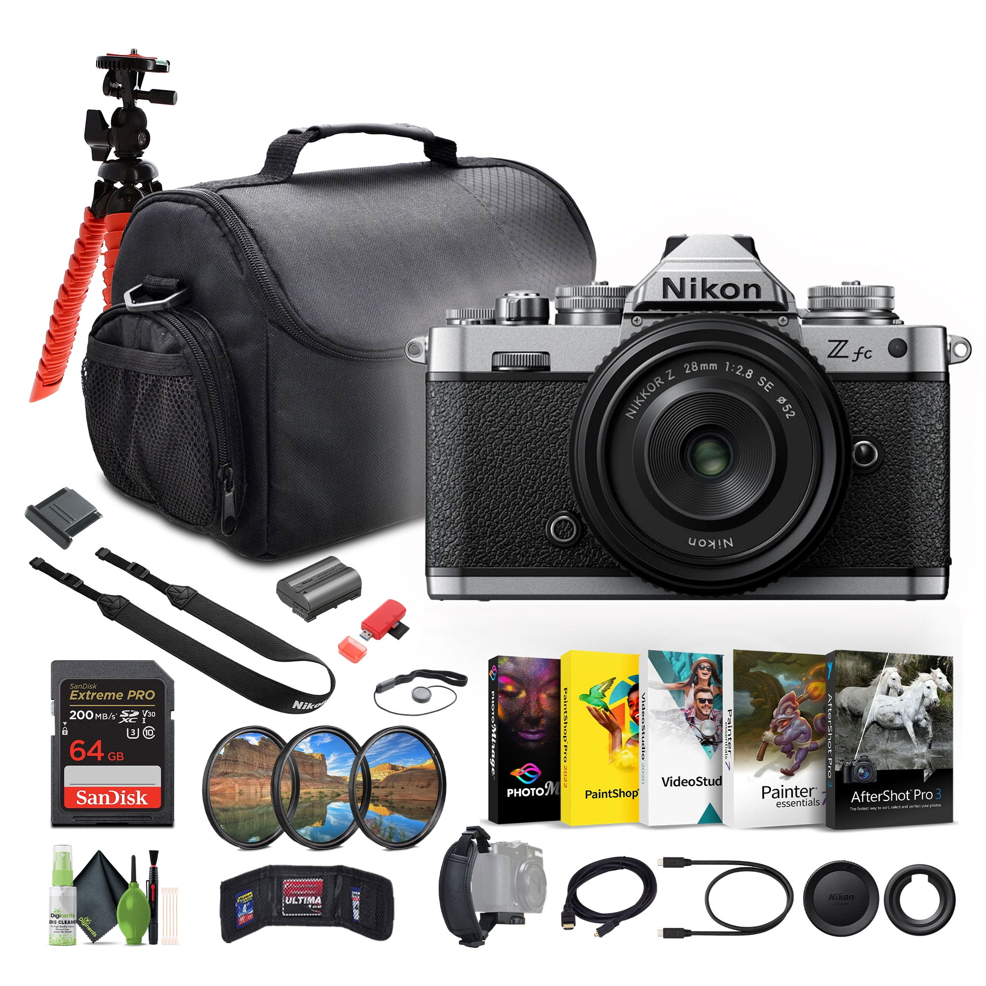 Nikon Z fc Mirrorless Camera with 28mm Lens, 20.9MP APS-C Digital ...