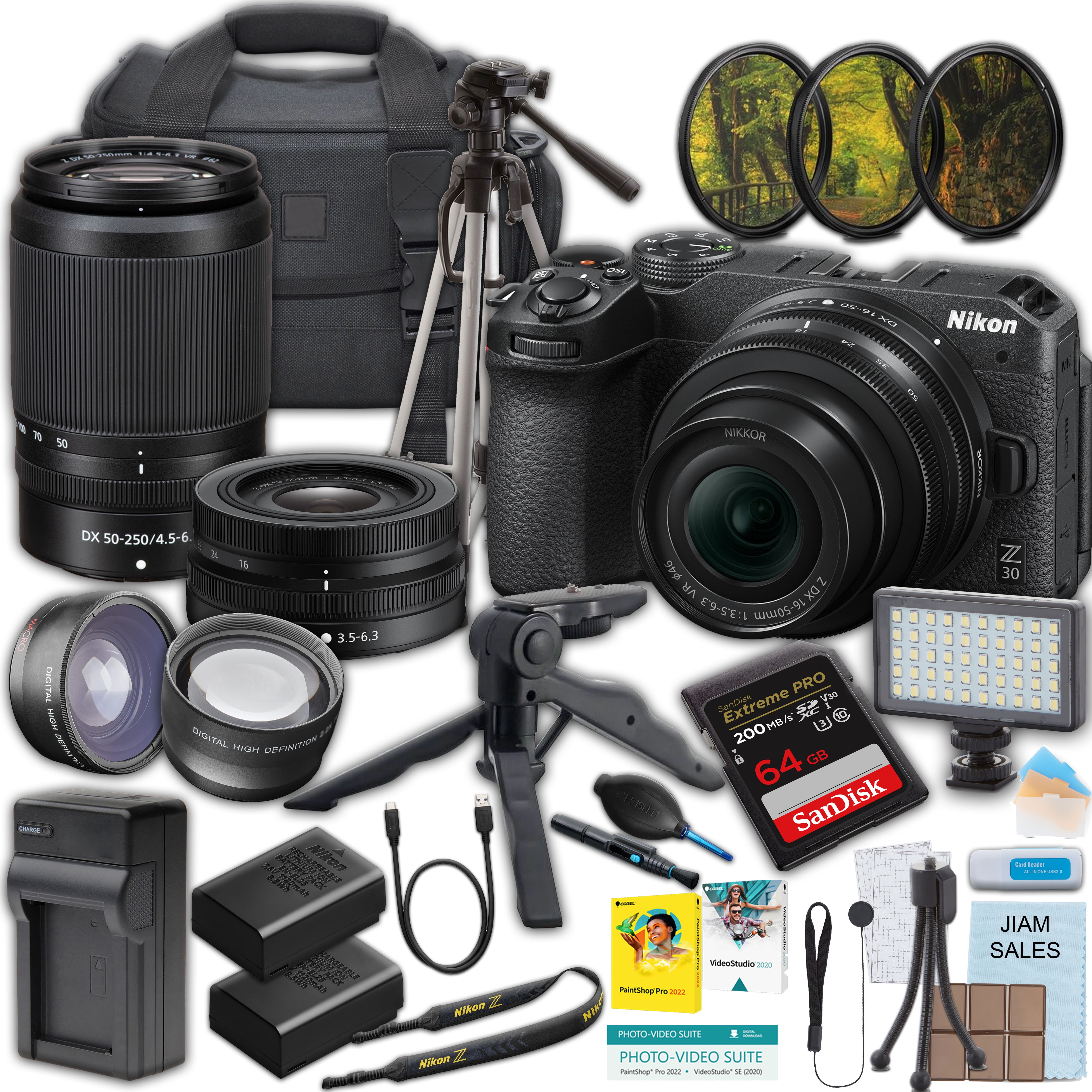 Nikon Z30 Mirrorless Camera with Nikon NIKKOR Z DX 16-50mm f/3.5-6.3 VR ...