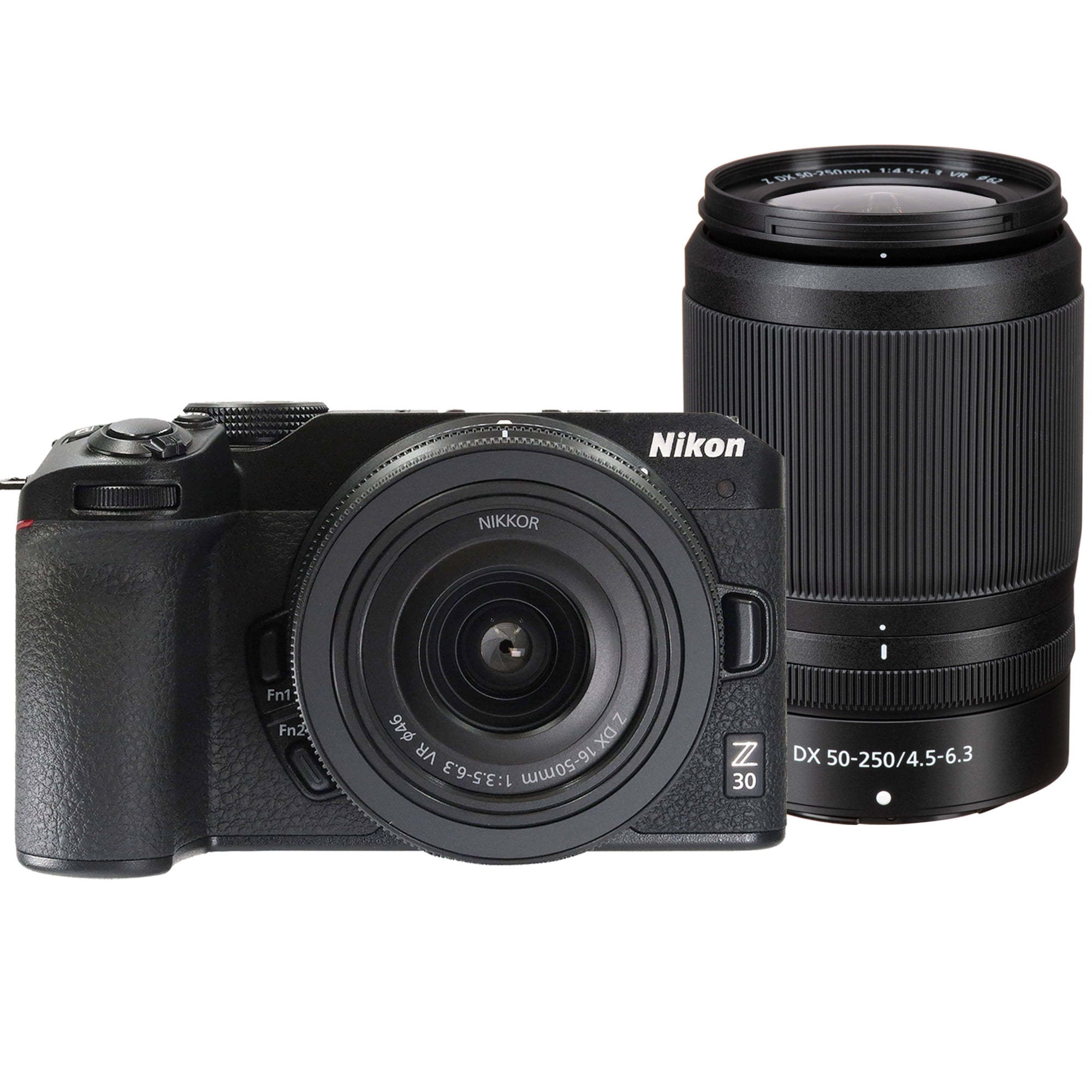 Nikon Z30 Mirrorless Camera with 16-50mm and 50-250mm Lenses (Black ...