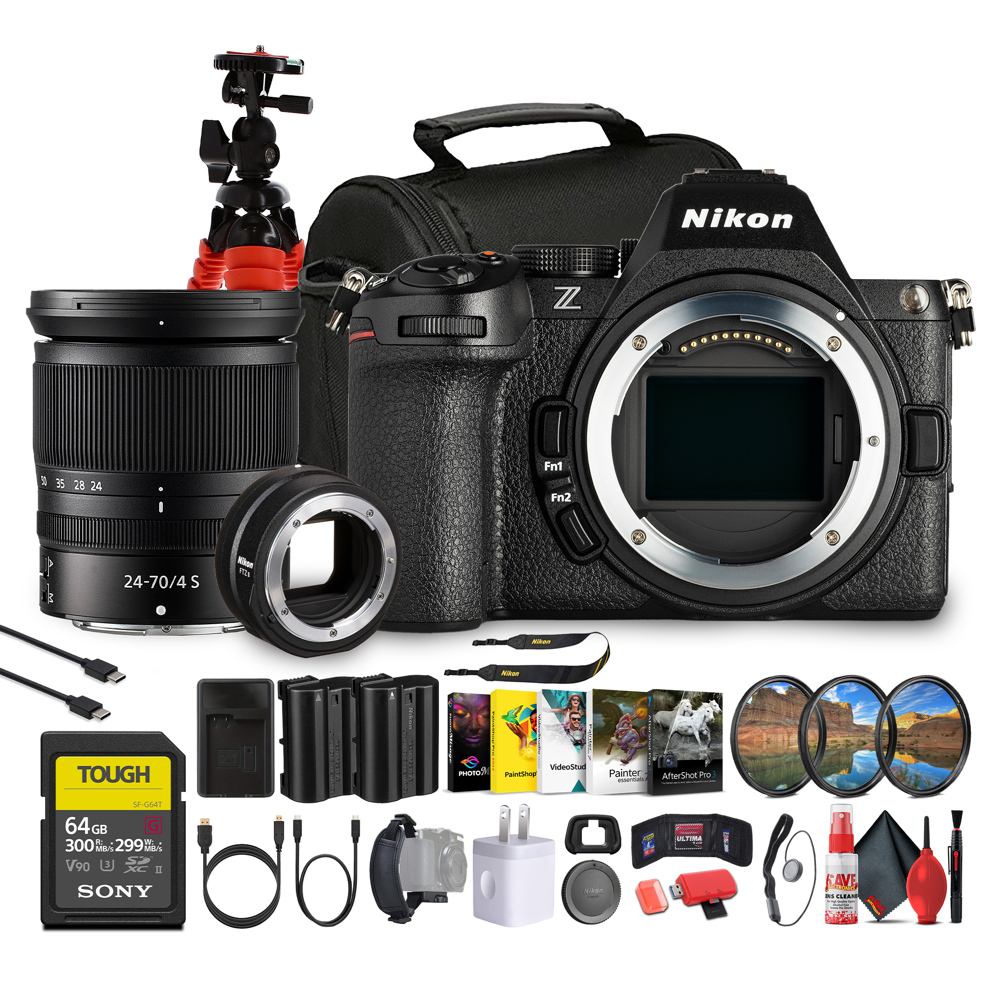 Nikon Z5 II Mirrorless Camera with 24-70mm f/4 S Lens | Full-Frame, 4K ...