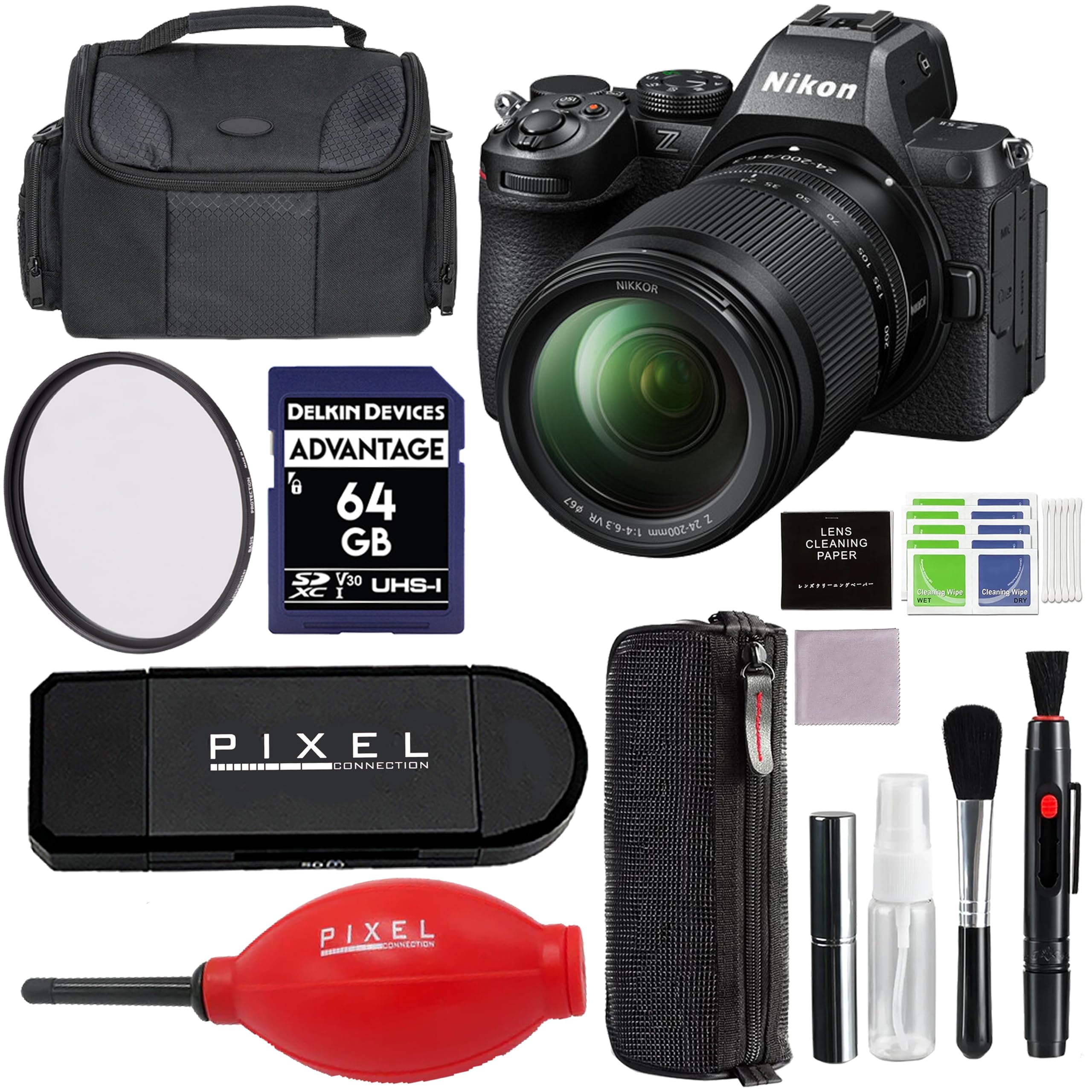 Nikon Z5 II Mirrorless Camera with 24-200mm f/4-6.3 Lens with Advanced ...