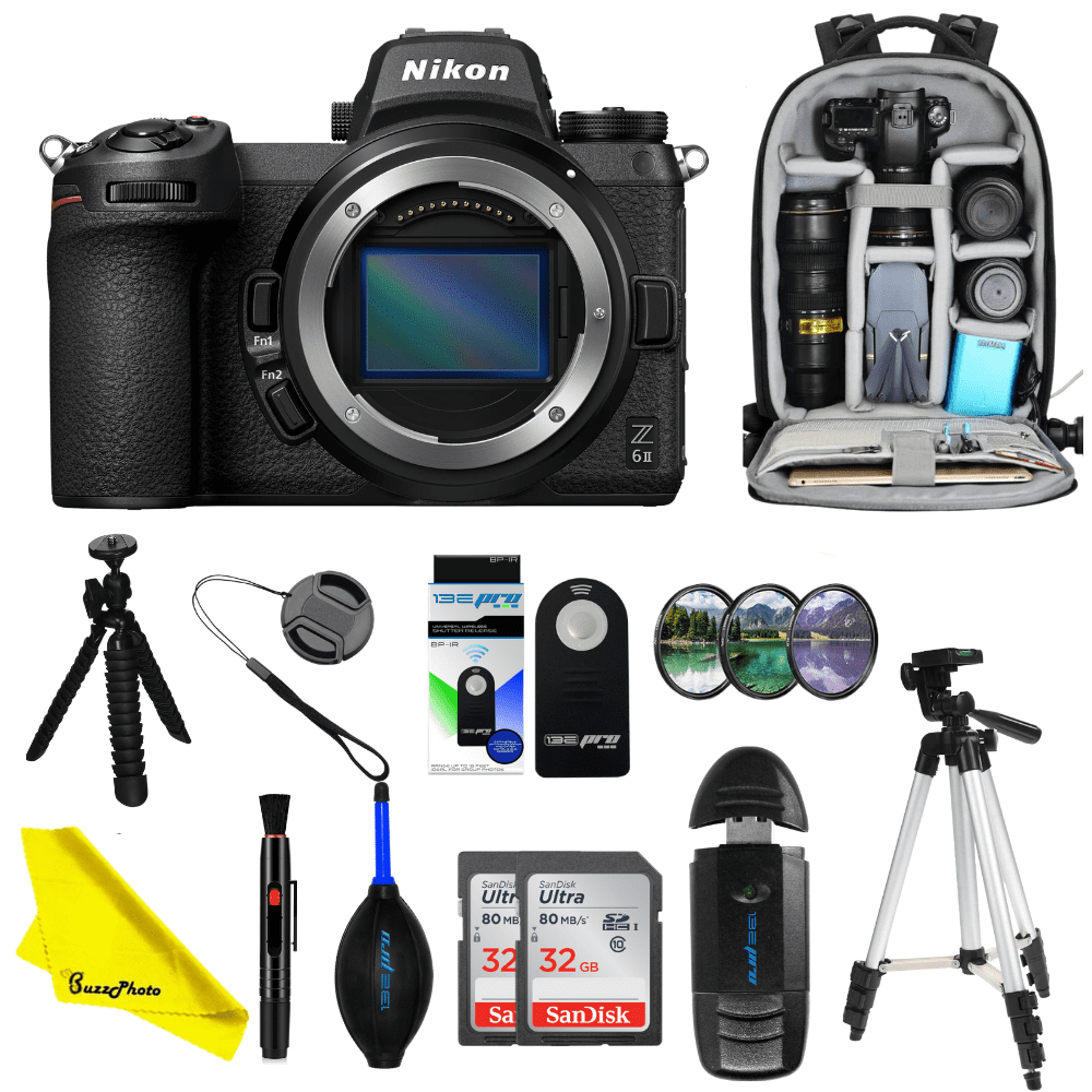 Nikon Z6 II Mirrorless Camera 24.5MP Full Frame FX-Format Body Only ...