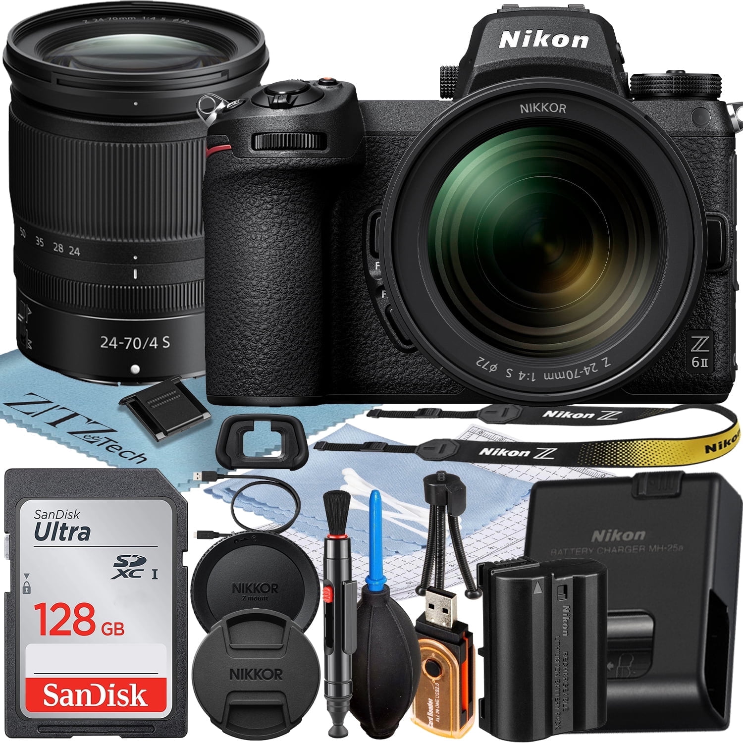 Nikon Z6 II Mirrorless Camera with NIKKOR Z 24-70mm f/4 S Lens ...