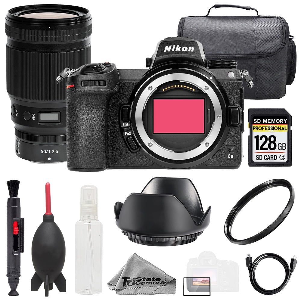 Nikon Z6 II + Z 50mm f/1.2 S Lens +128GB+ Bag+ UV Filter- Basic Kit ...