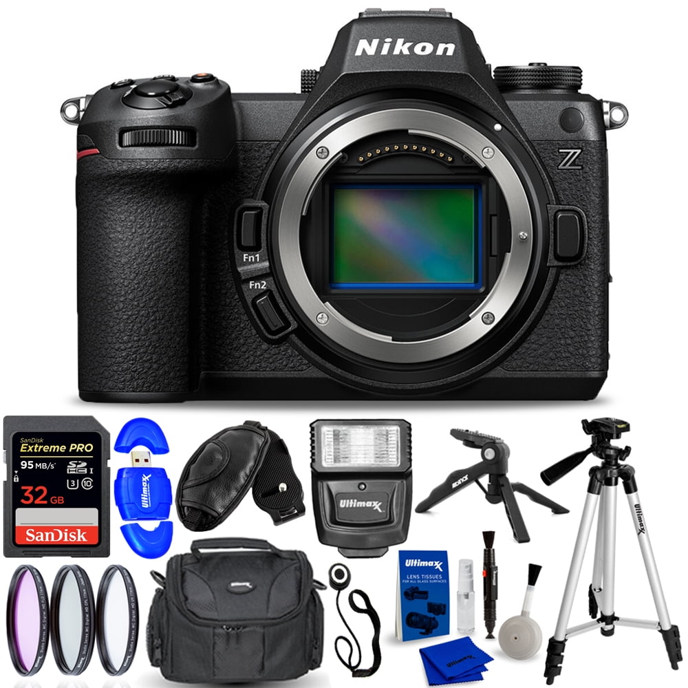 Nikon Z6 III Mirrorless Camera 1890 - 12PC Accessory Bundle - Walmart.com