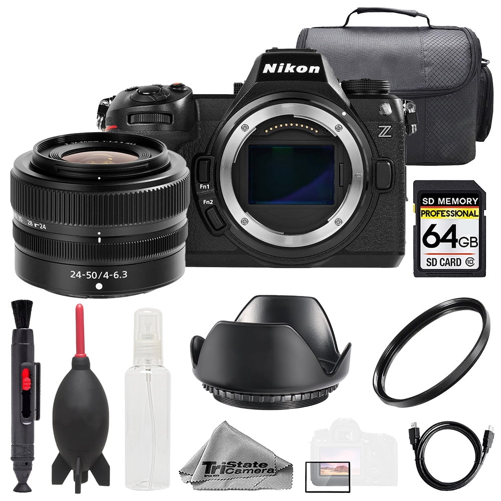 Nikon Z6 III + Z 24-50mm f/4-6.3 Lens +64GB + Bag+ UV Filter- Basic Kit ...