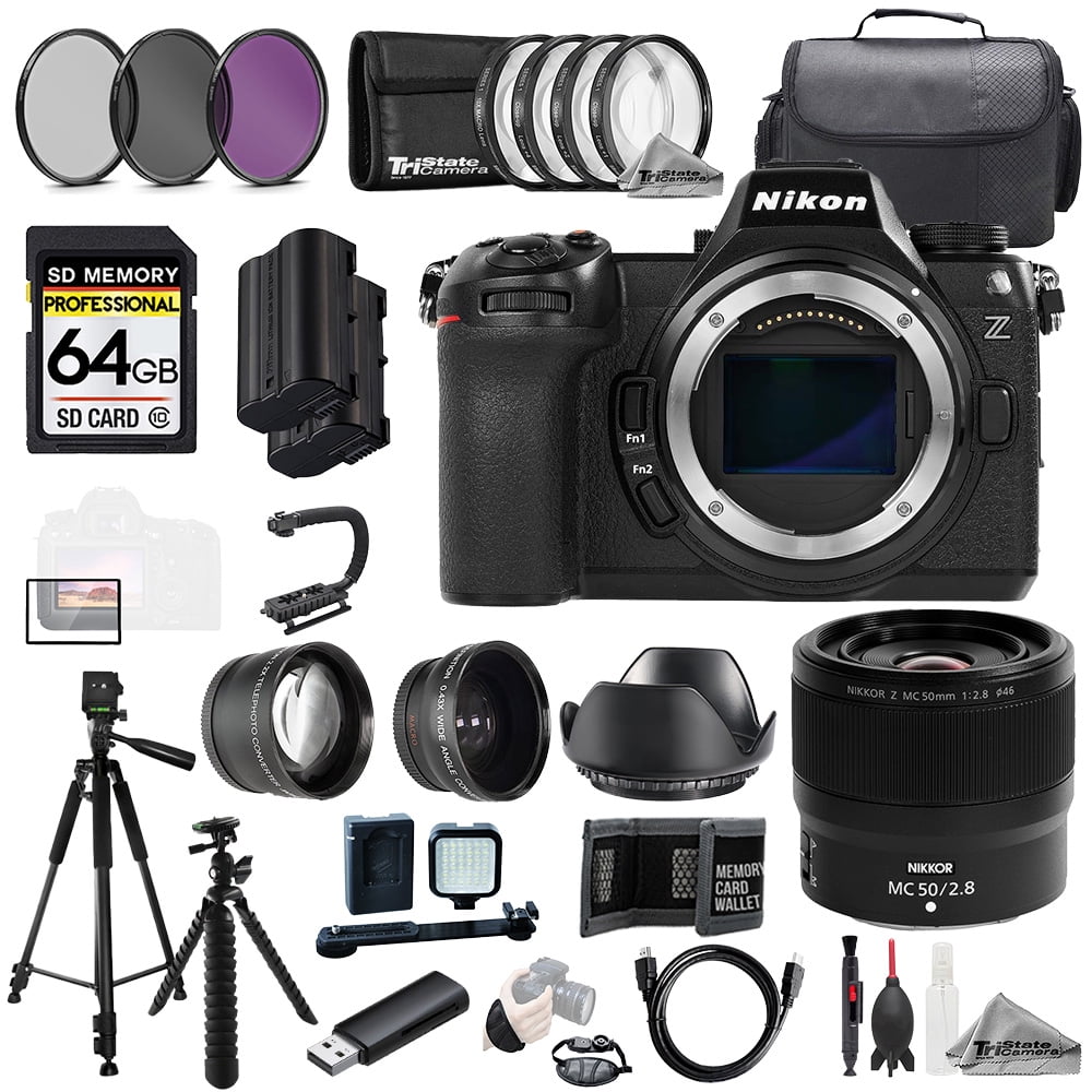Nikon Z6 III + Z MC 50mm f/2.8 Macro Lens+64GB+Ext Bat+9 PC Filter-MEGA ...